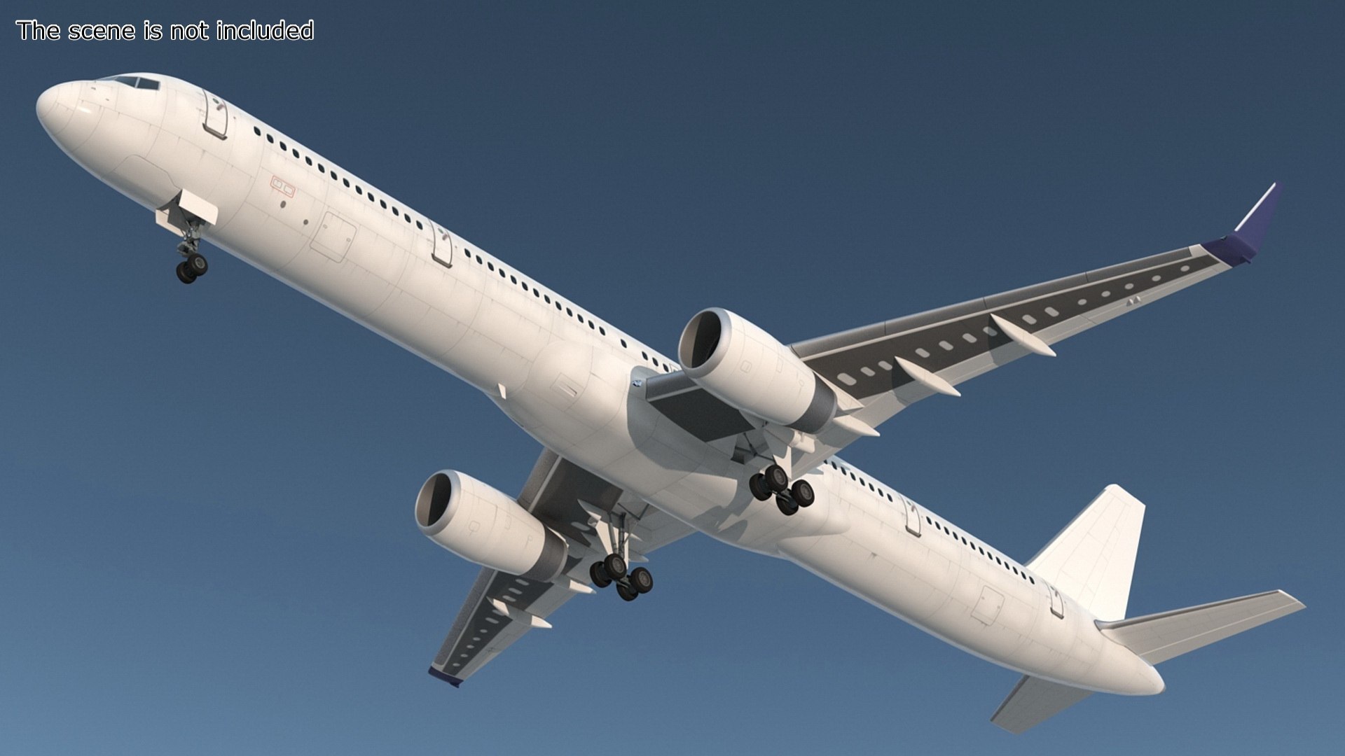 Boeing 757-300 With Cabin And Doors Rigged Model - TurboSquid 2377382