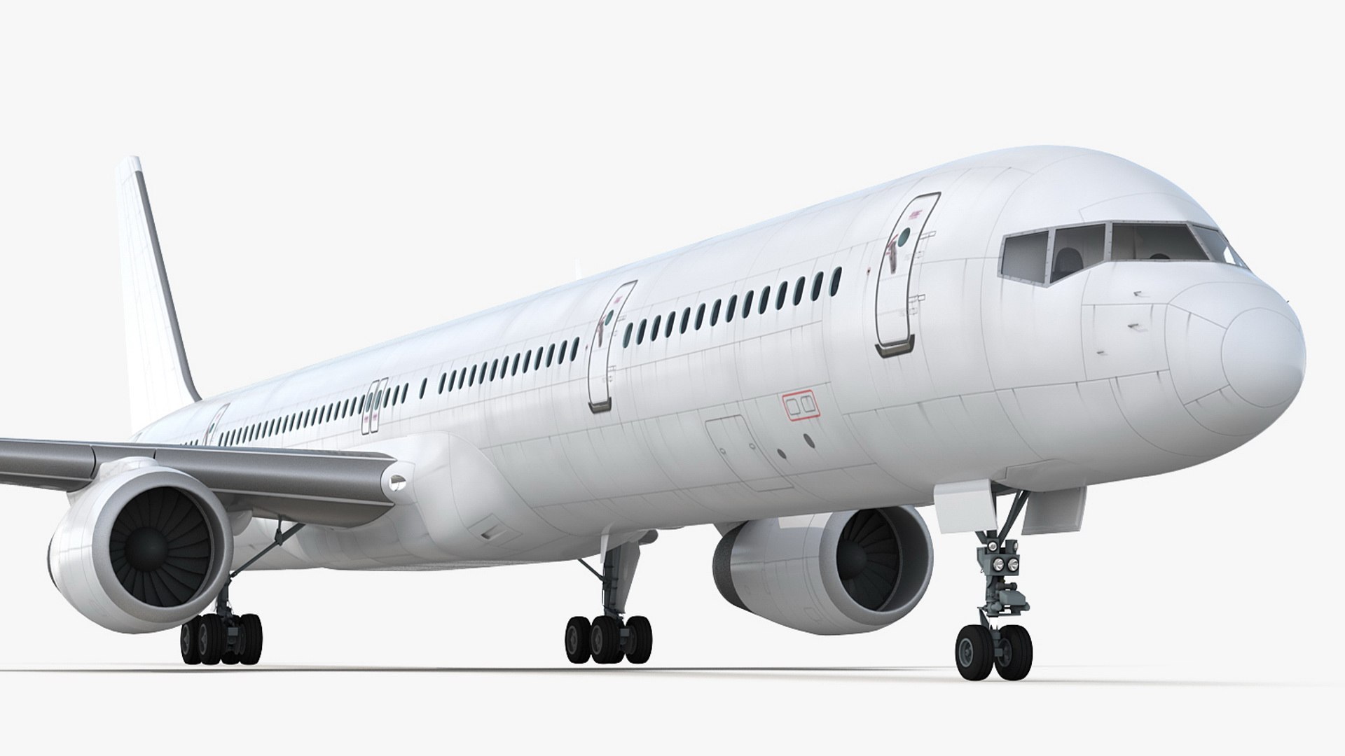 Boeing 757-300 With Cabin And Doors Rigged Model - TurboSquid 2377382