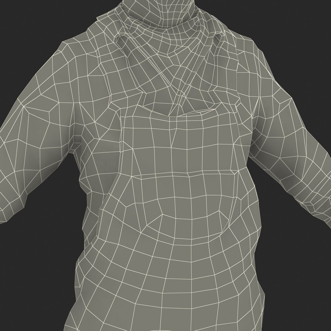 3d Model Locomotive Engineer Rigged