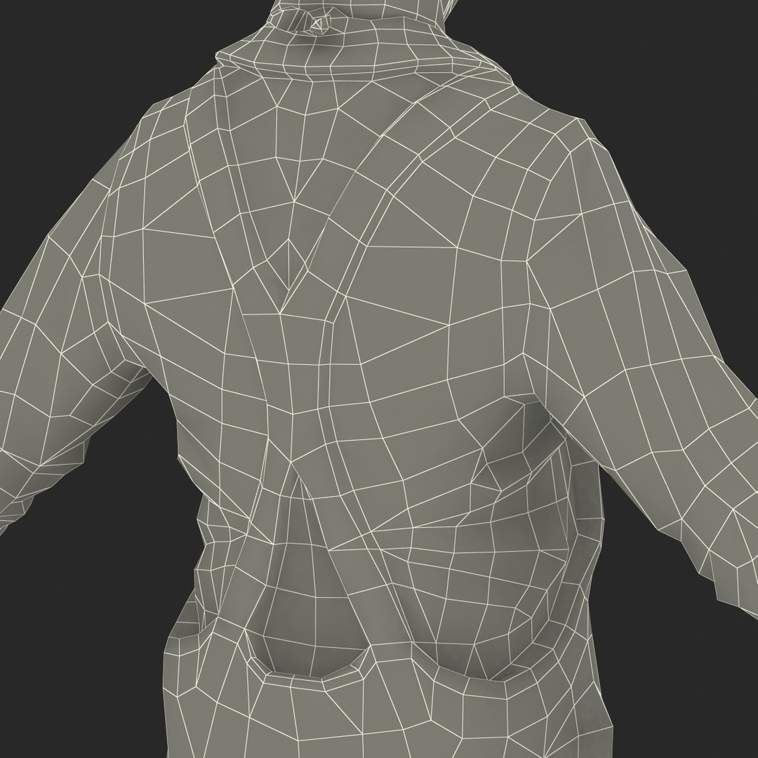 3d Model Locomotive Engineer Rigged