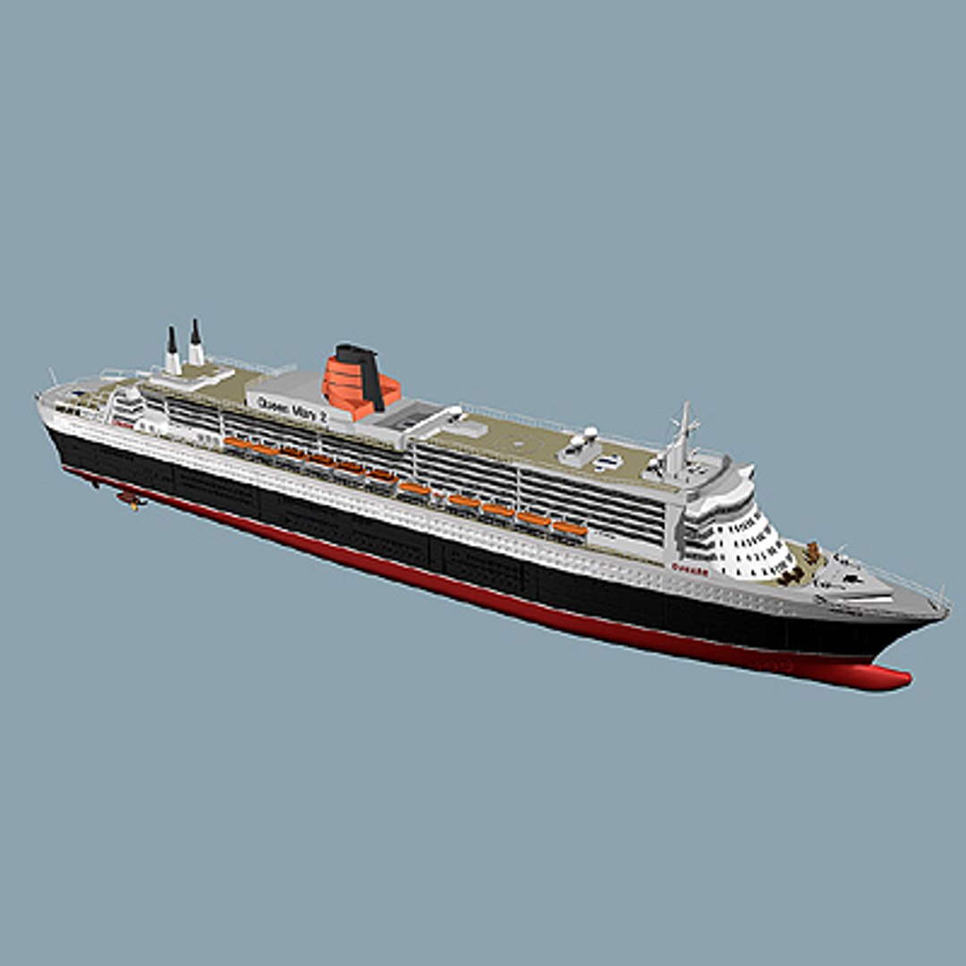 queen mary 3d model