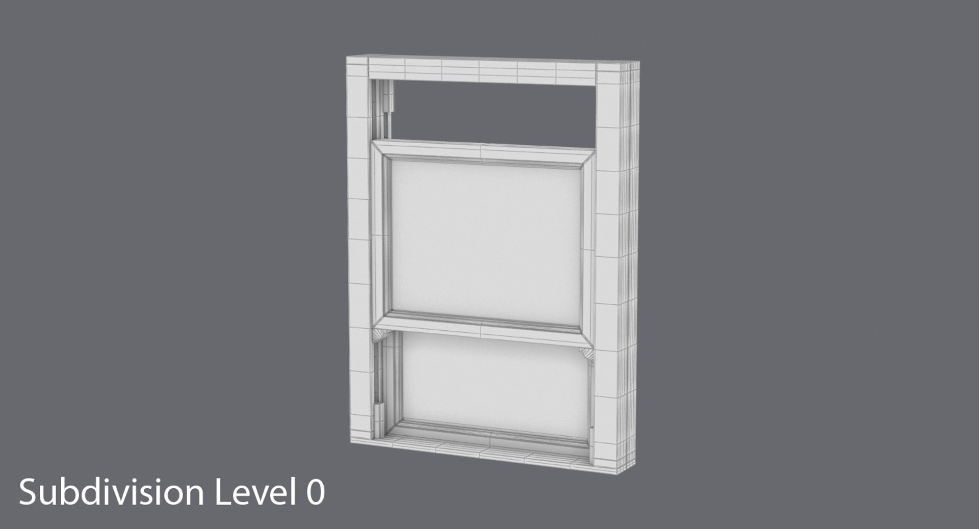 3D Model Standard-windows---window-2-half-open - TurboSquid 1246262