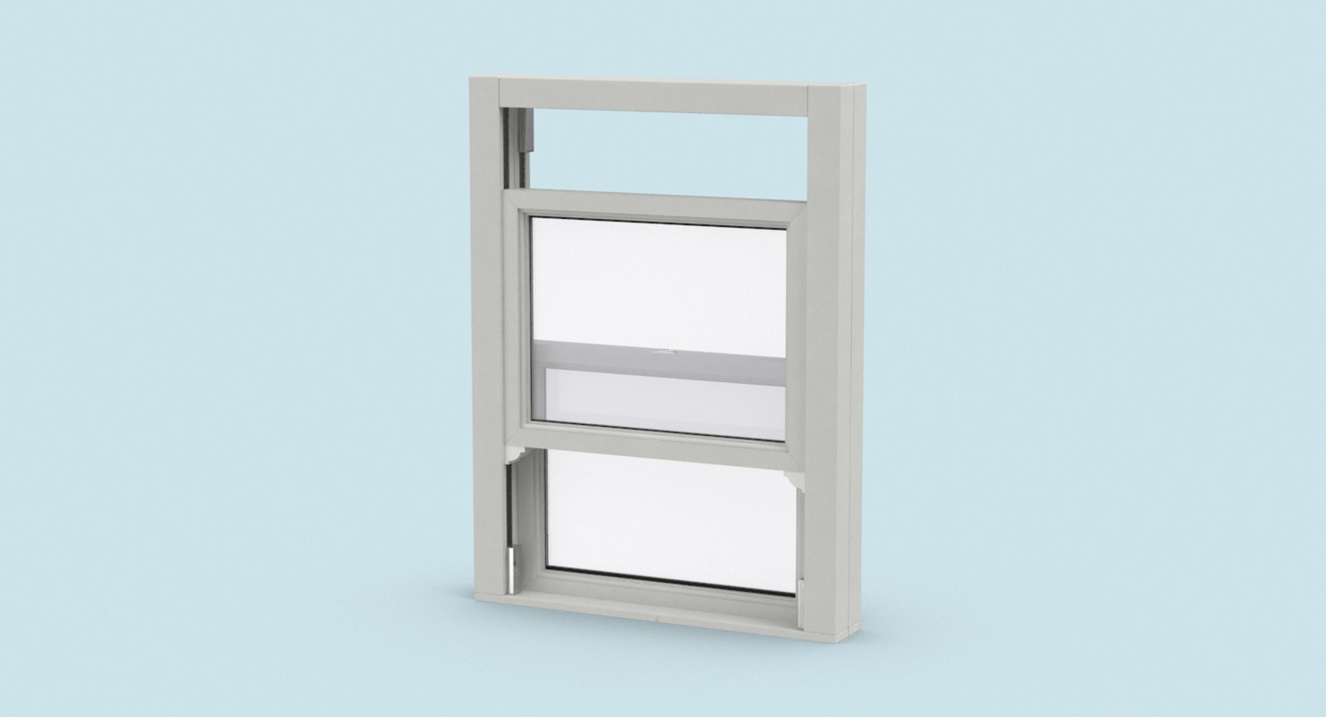 3D Model Standard-windows---window-2-half-open - TurboSquid 1246262