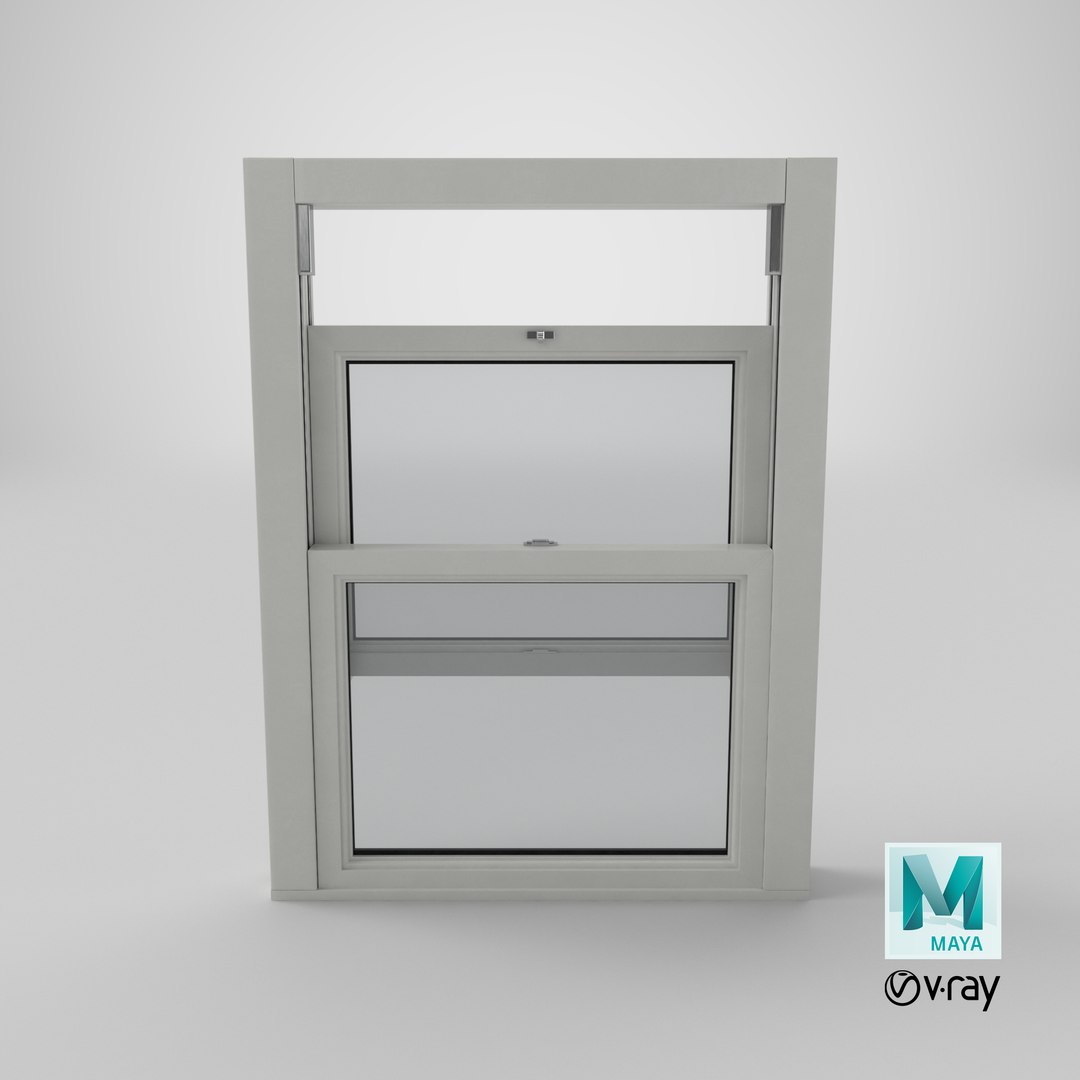 3D model standard-windows---window-2-half-open - TurboSquid 1246262