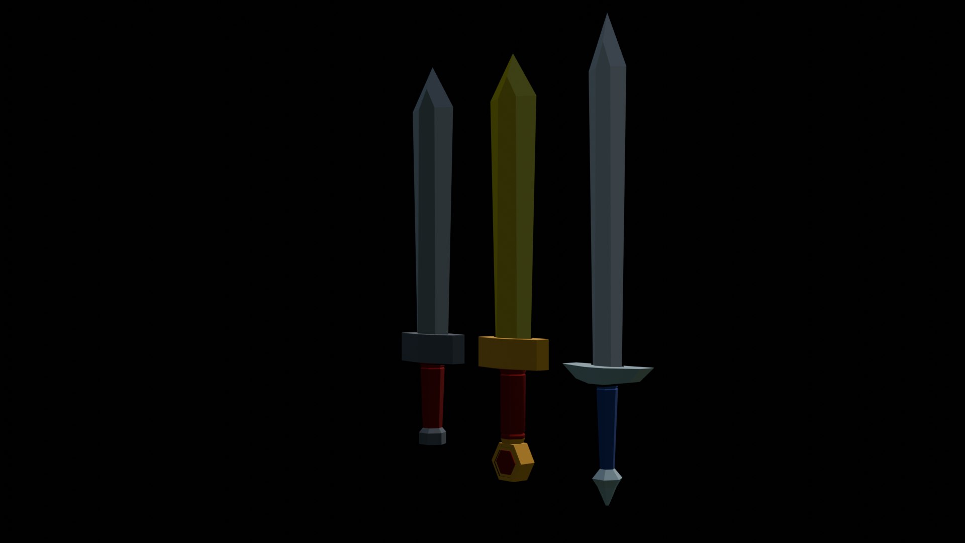 3D Stylized Cartoon Swords - TurboSquid 2422926
