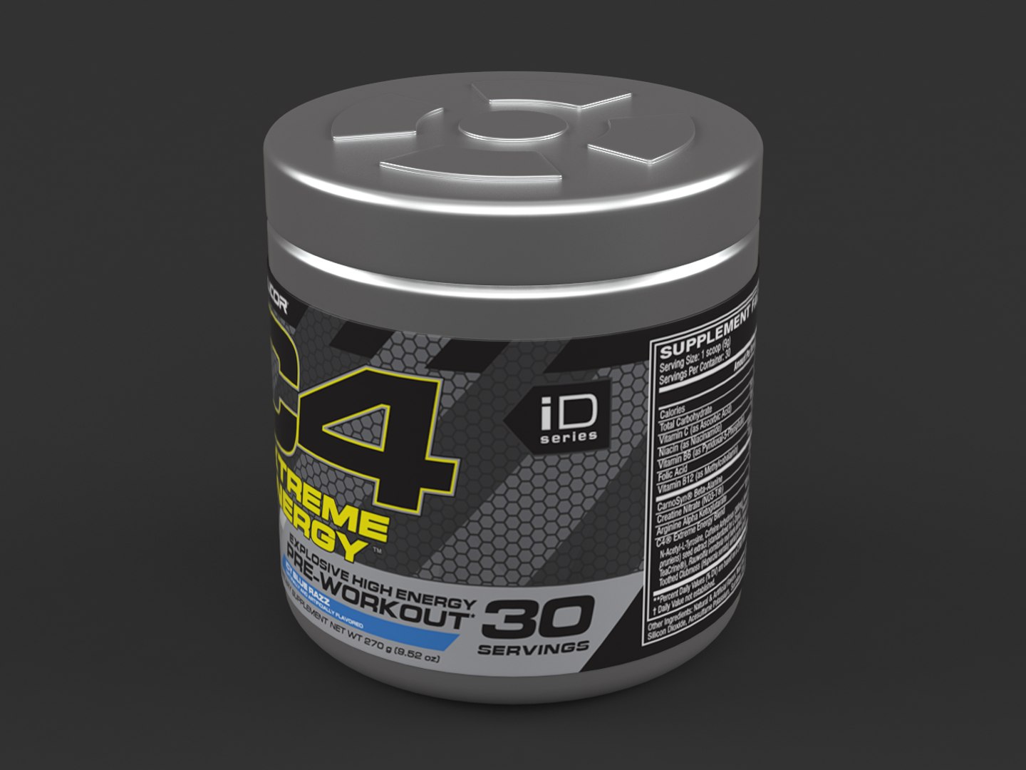 Cellucor c4 extreme energy 3D model - TurboSquid 1541191