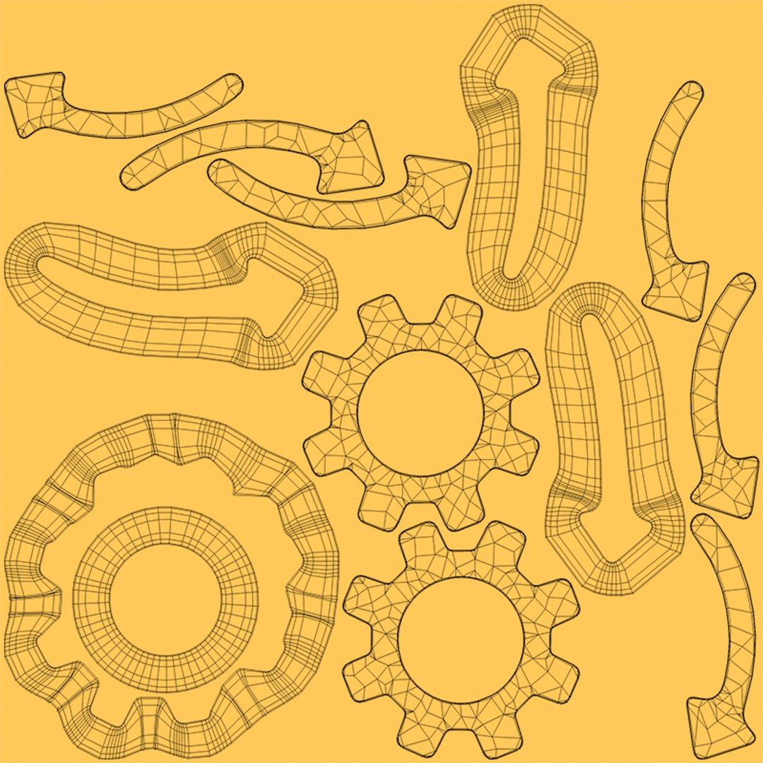 Ongoing Processing Processing Wheel Symbol 3D Model - TurboSquid 2066709