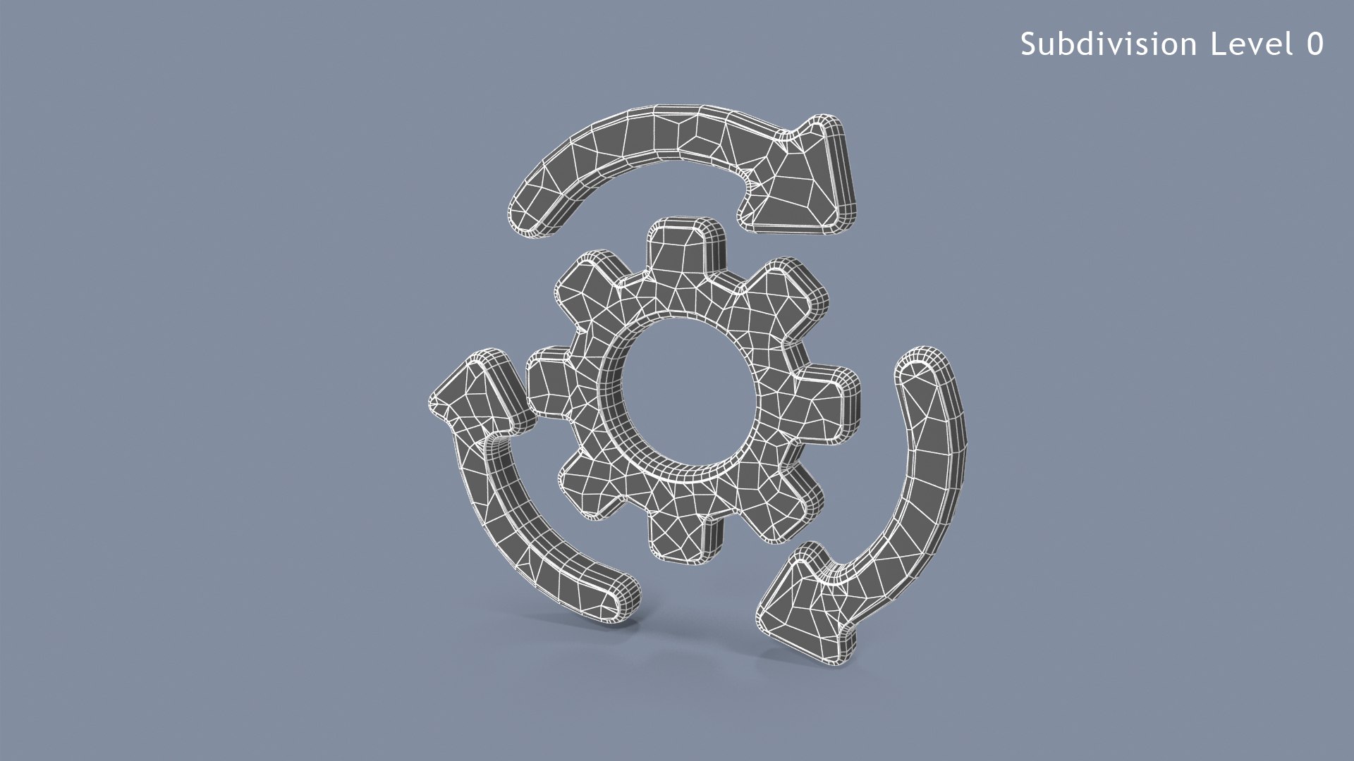 Ongoing Processing Processing Wheel Symbol 3D Model - TurboSquid 2066709