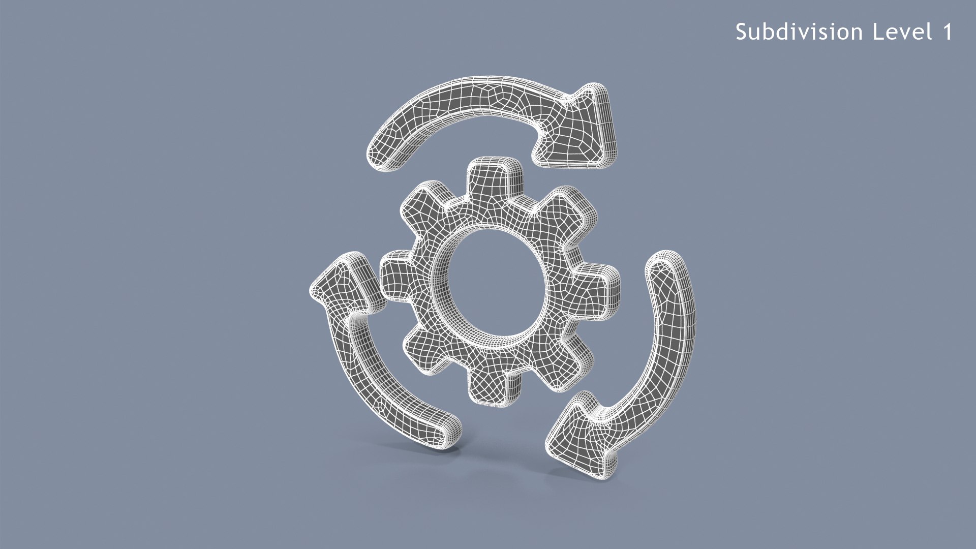 Ongoing Processing Processing Wheel Symbol 3D Model - TurboSquid 2066709
