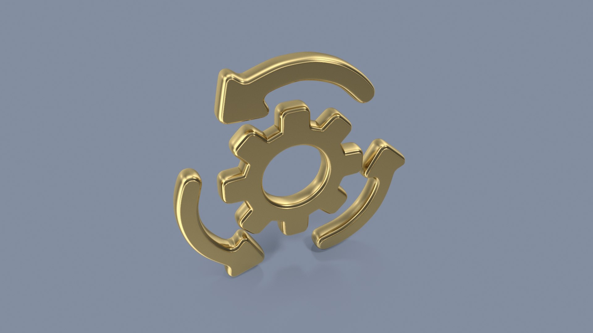 Ongoing Processing Processing Wheel Symbol 3D Model - TurboSquid 2066709