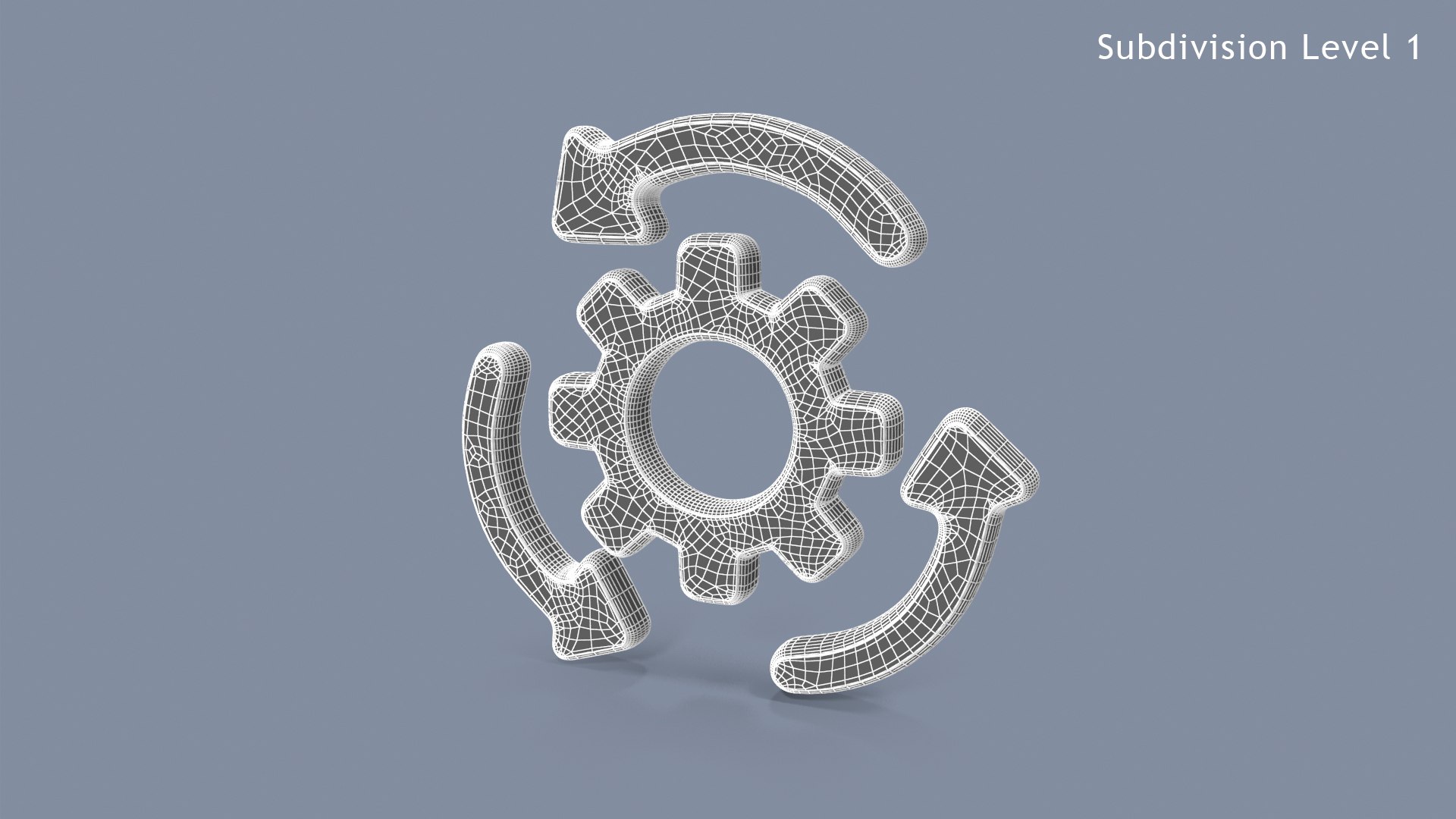 Ongoing Processing Processing Wheel Symbol 3D Model - TurboSquid 2066709