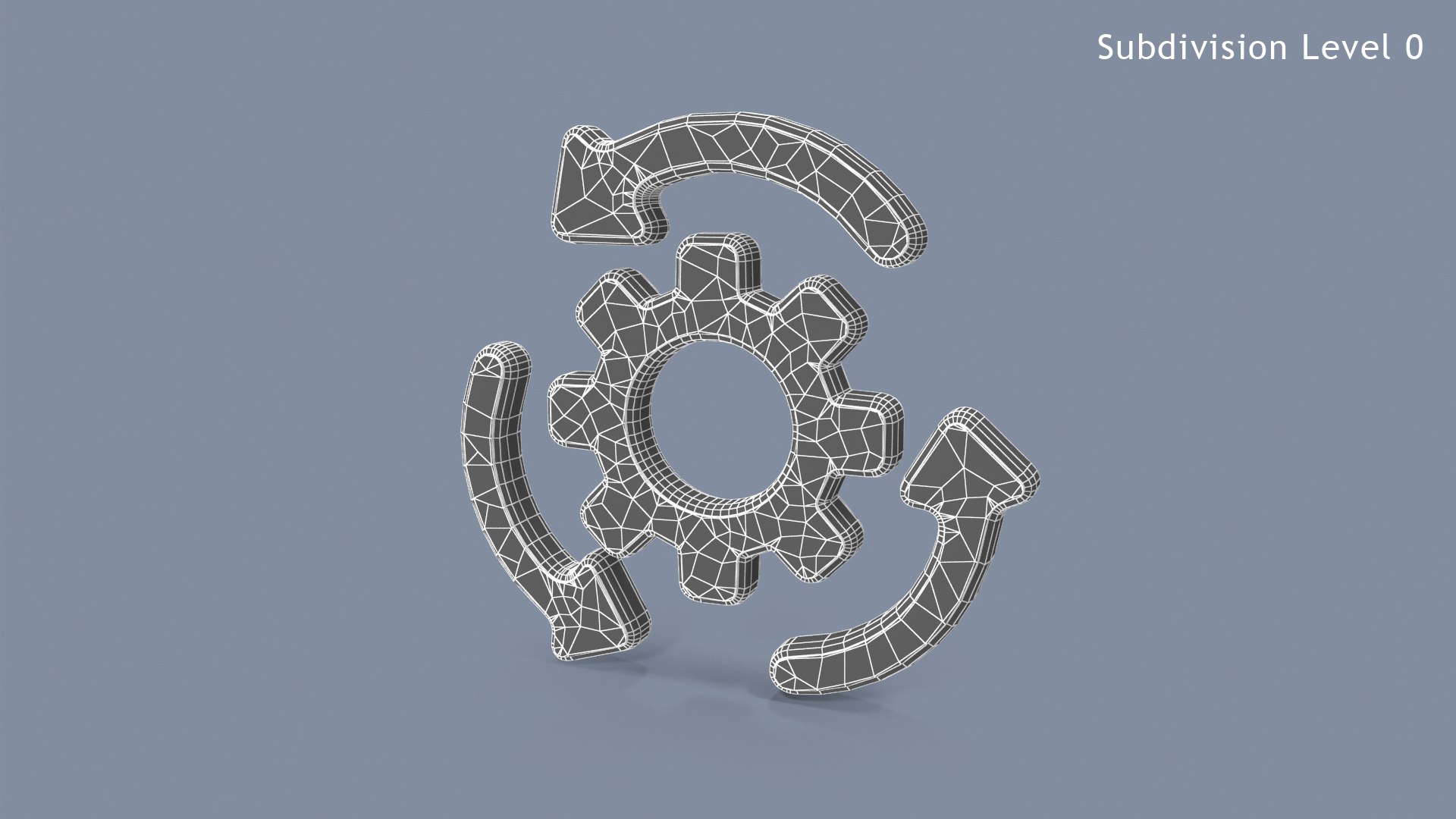 Ongoing Processing Processing Wheel Symbol 3D Model - TurboSquid 2066709
