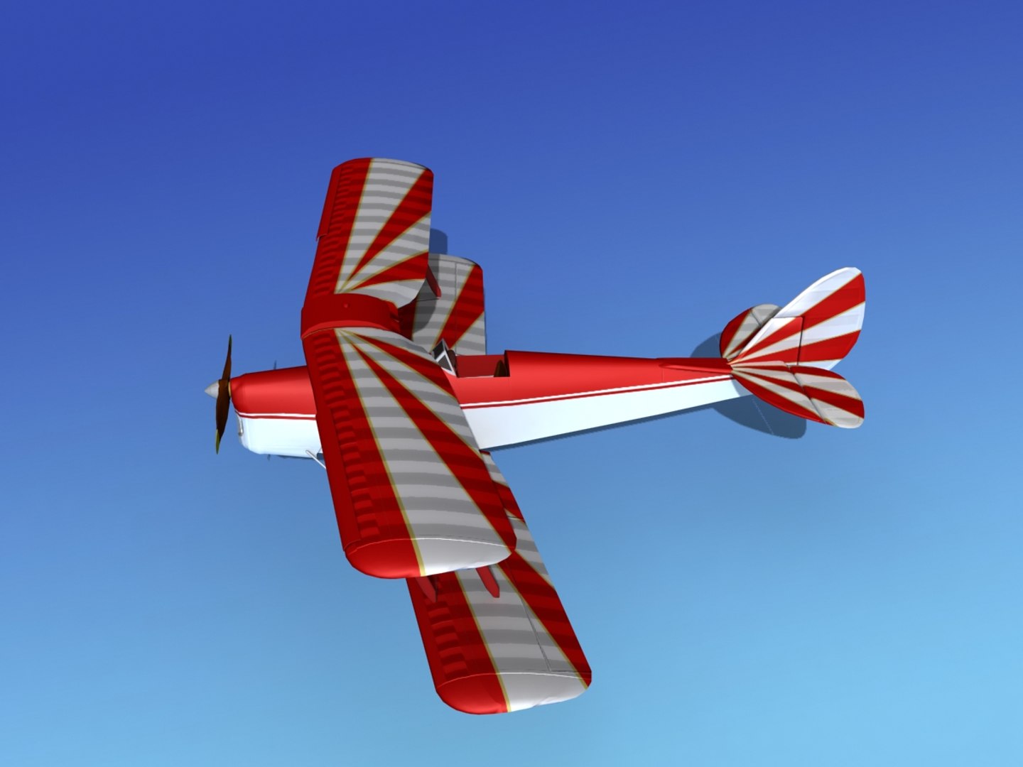 3d Tiger Moth