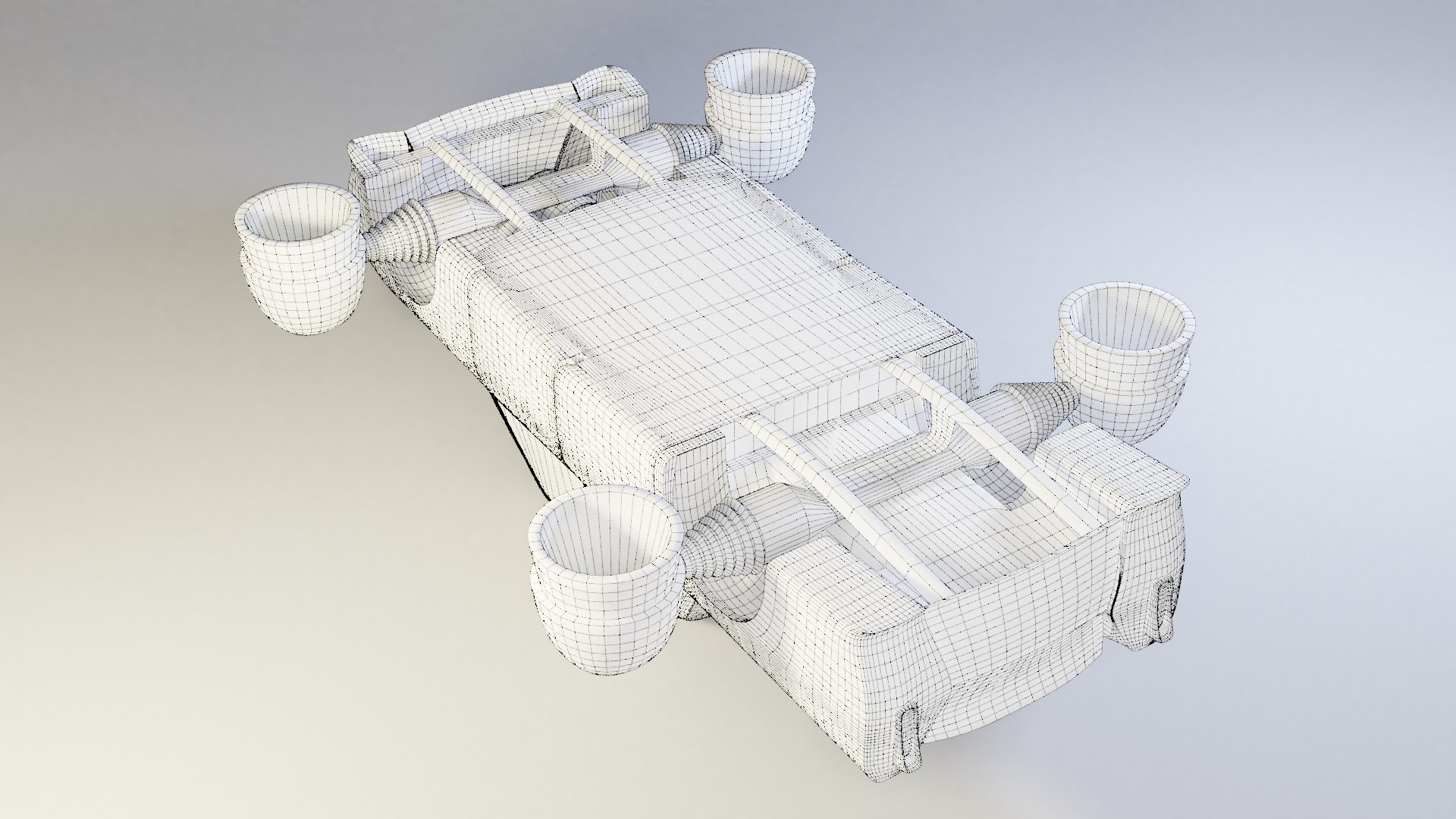 3D Rocket-powered Car Model - TurboSquid 1828667