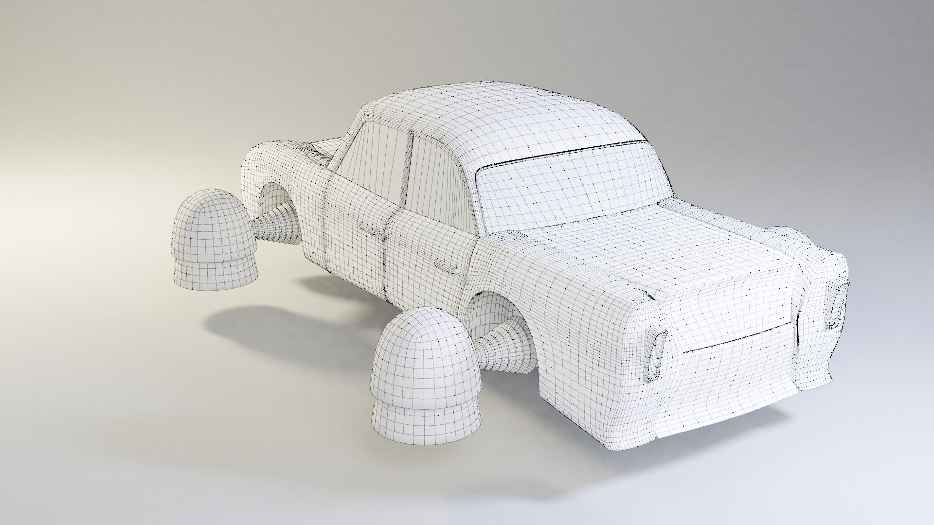 3D Rocket-powered Car Model - TurboSquid 1828667