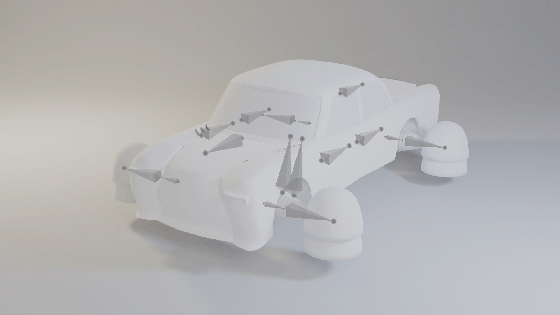 3D Rocket-powered Car Model - TurboSquid 1828667