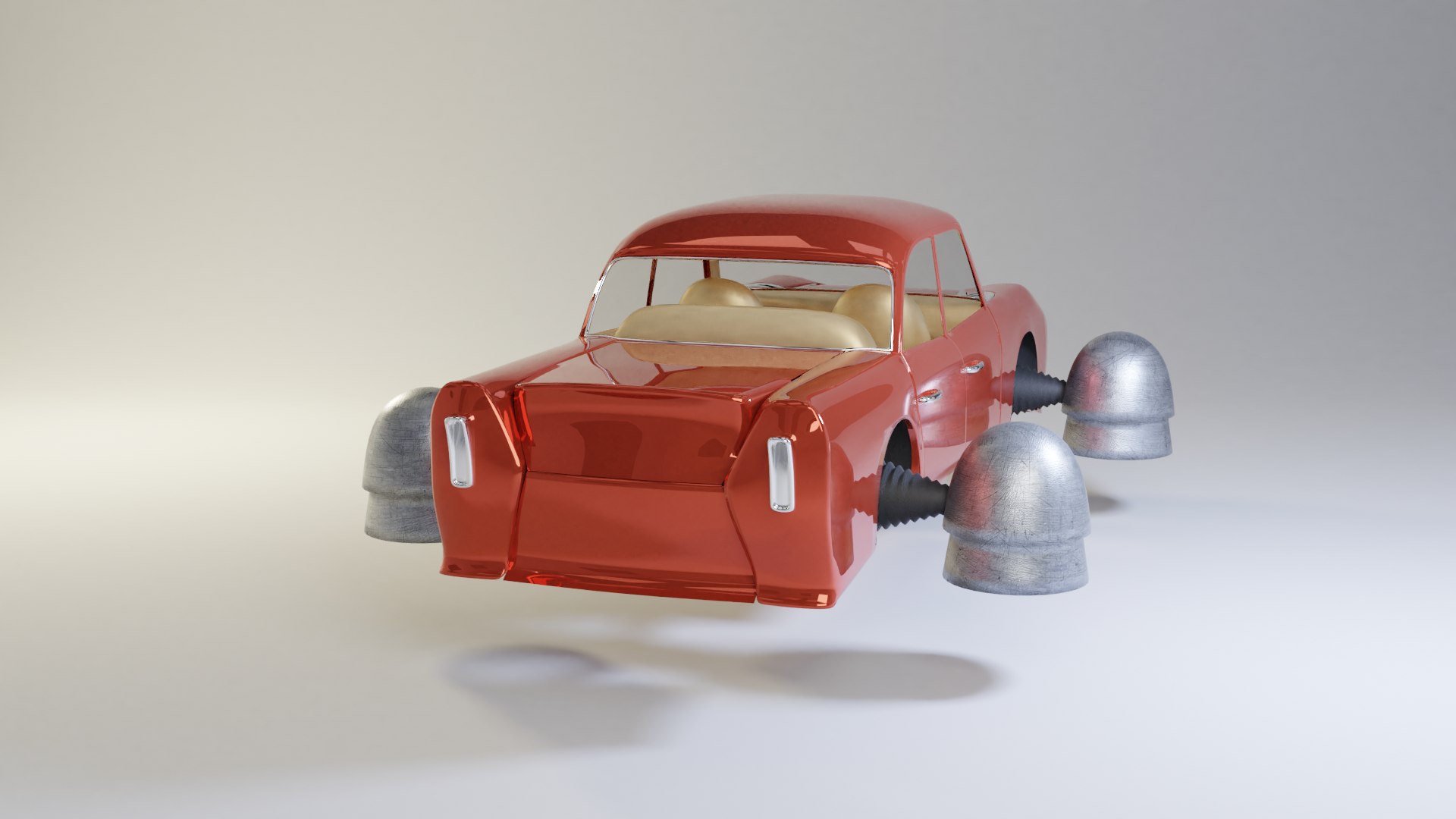 3D Rocket-powered Car Model - TurboSquid 1828667