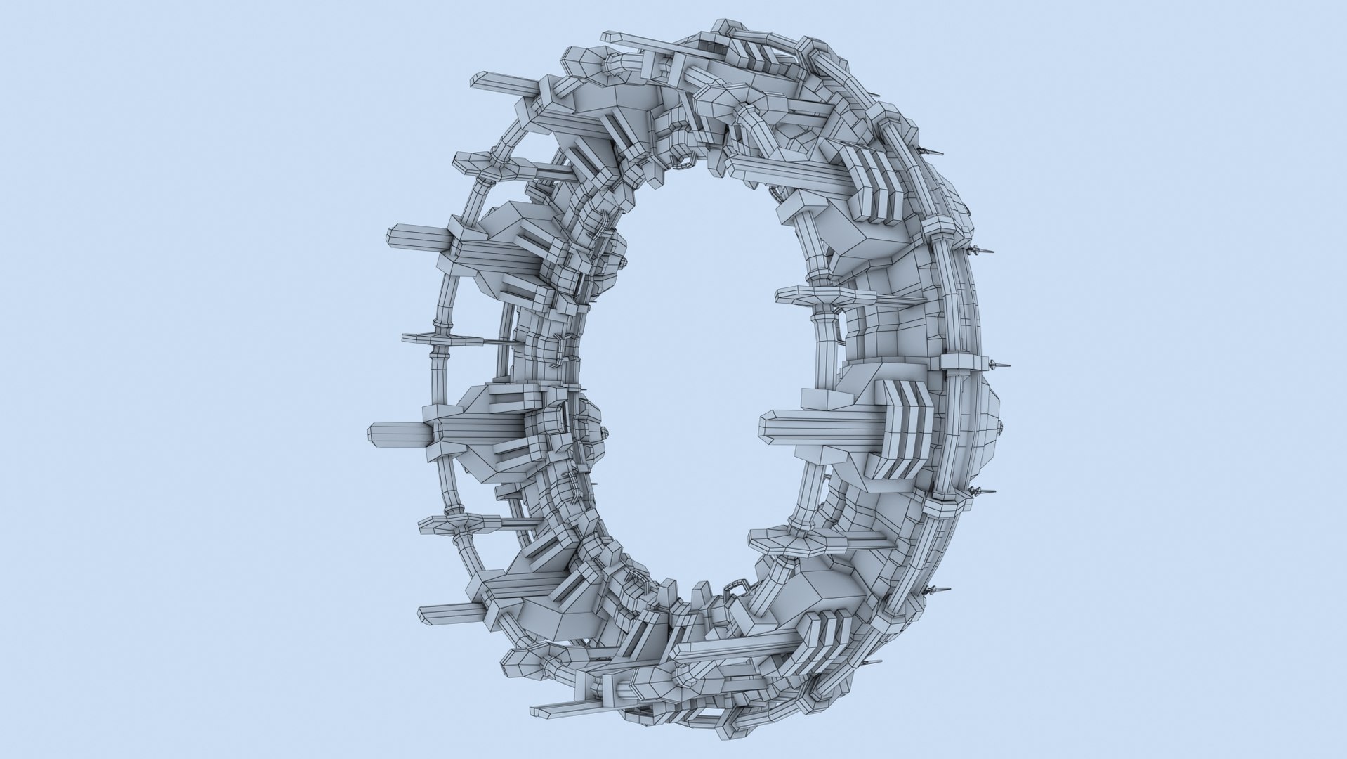 3D Scifi Star Gate - TurboSquid 2308013