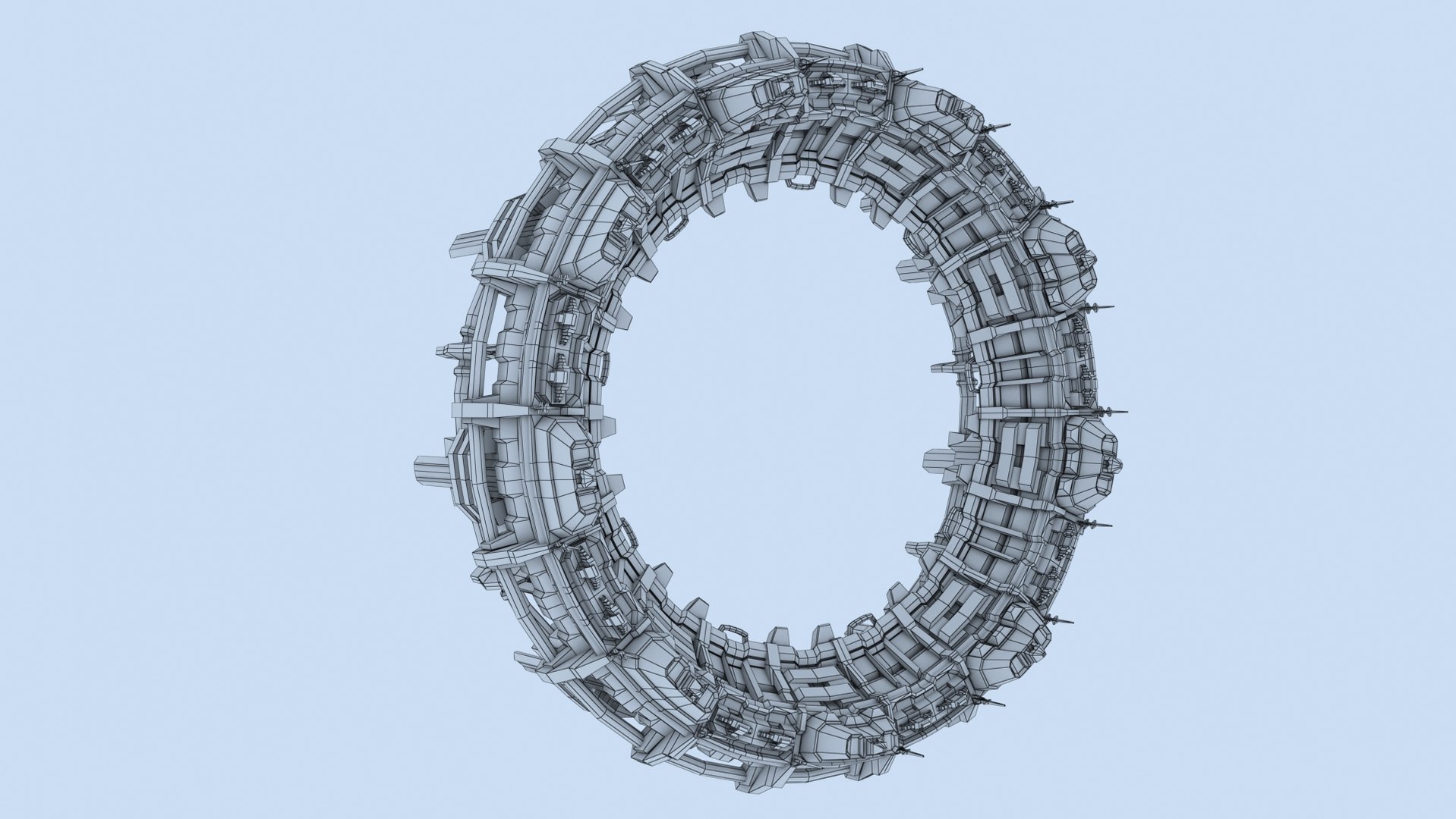 3D Scifi Star Gate - TurboSquid 2308013