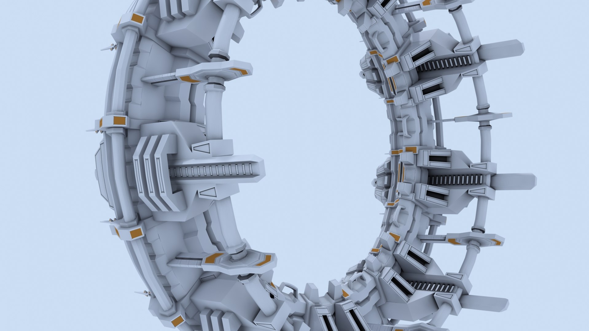 3D Scifi Star Gate - TurboSquid 2308013
