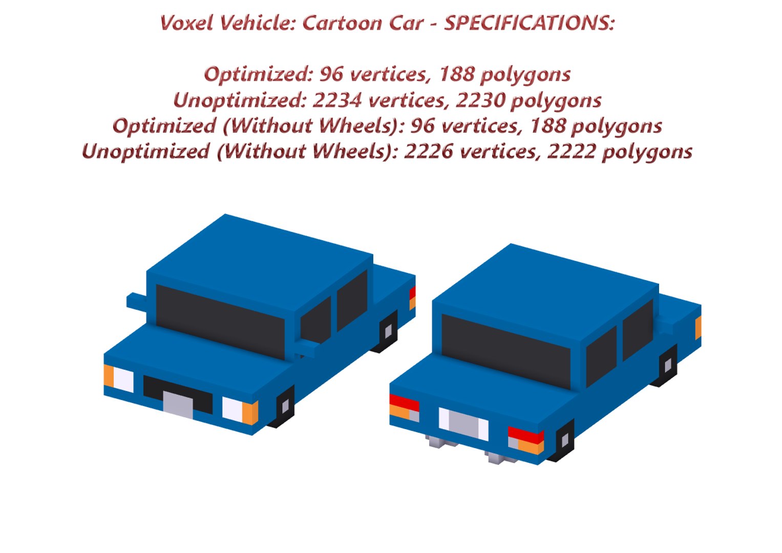 Voxel Vehicles Starter Kit Obj Free