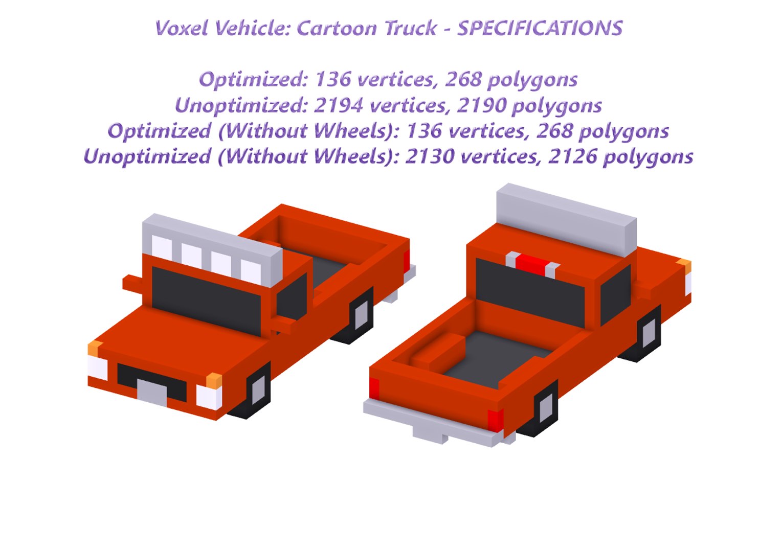 Voxel Vehicles Starter Kit Obj Free