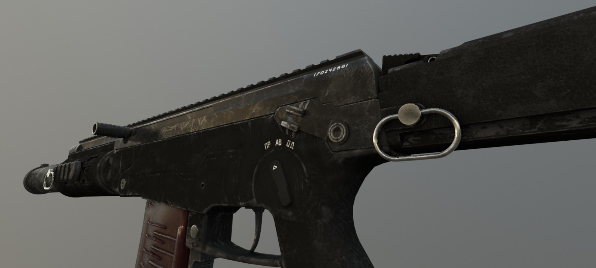 Amb-17 Suppressed Assault Rifle 3D Model - TurboSquid 1459747