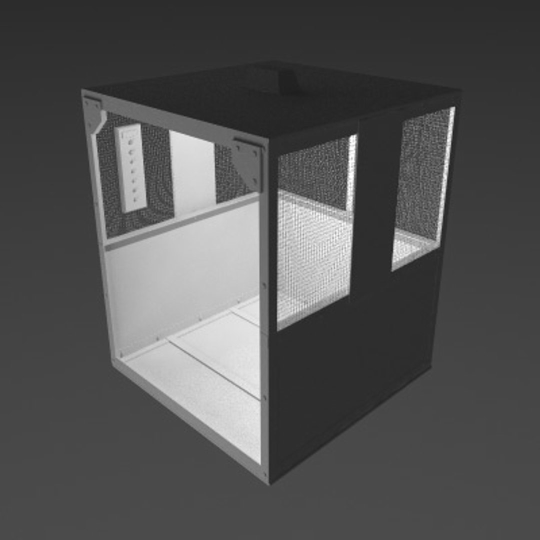 Rust Old Factory Elevator 3d Model