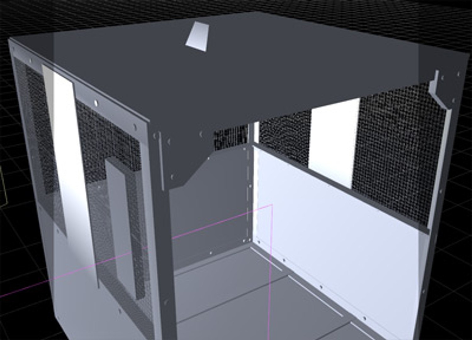 Rust Old Factory Elevator 3d Model