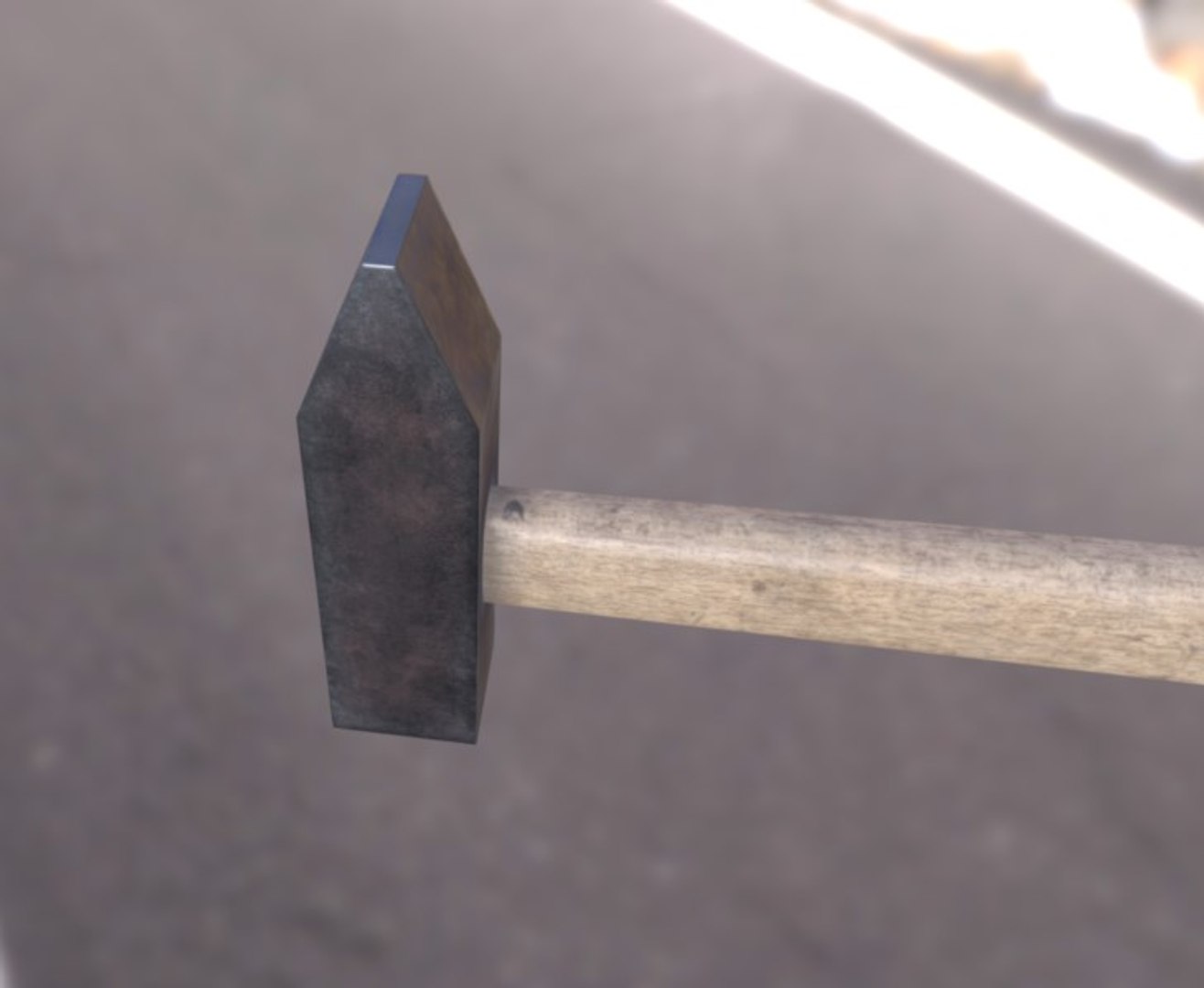 Construction Hammer Pbr 3d Fbx