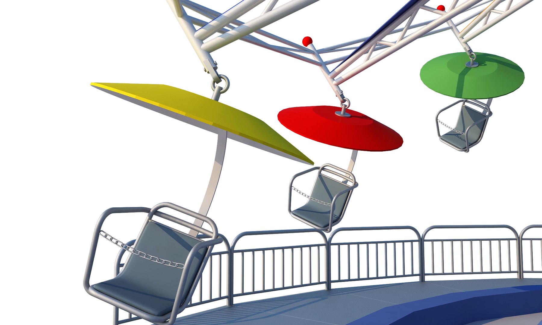 Twister Ride 3D Model - TurboSquid 1461820