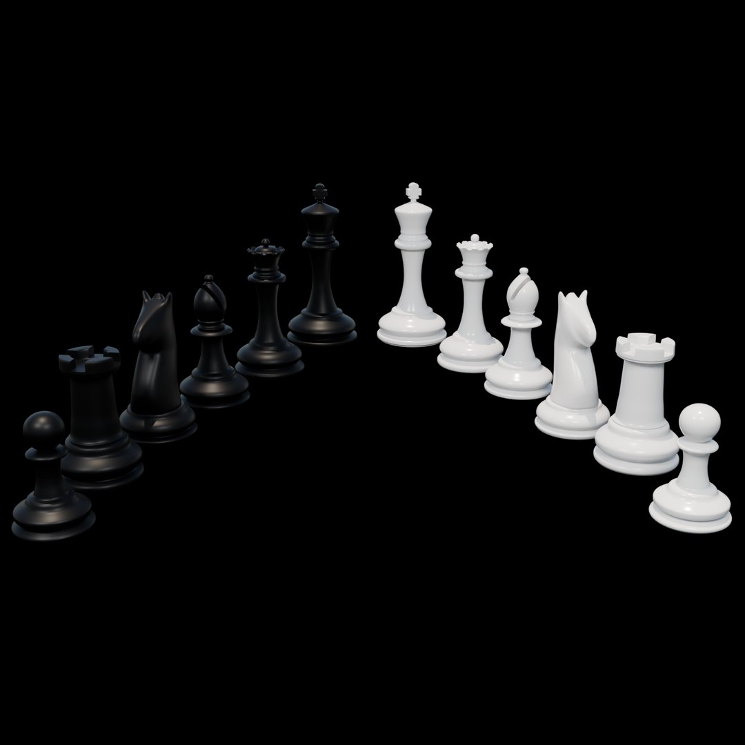 All Chess Pieces 3D - TurboSquid 2201382