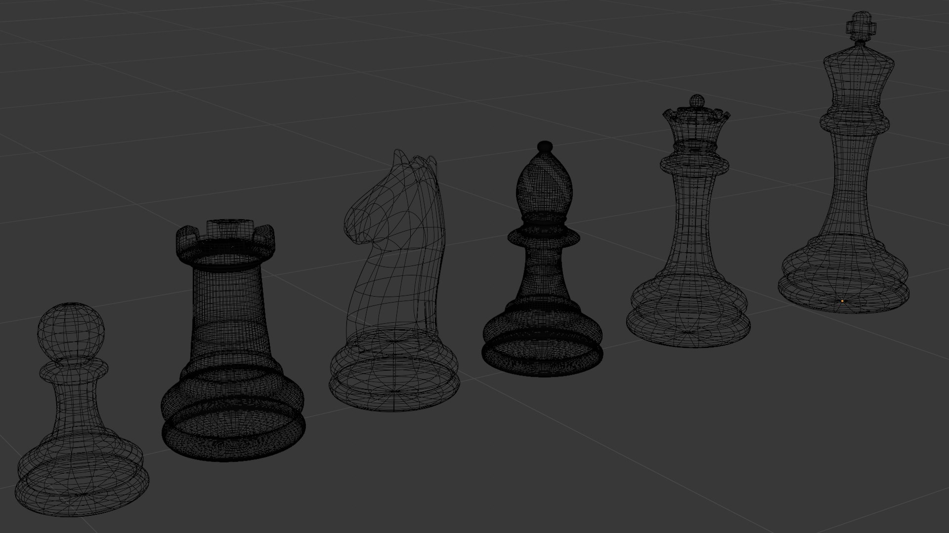 All Chess Pieces 3D - TurboSquid 2201382