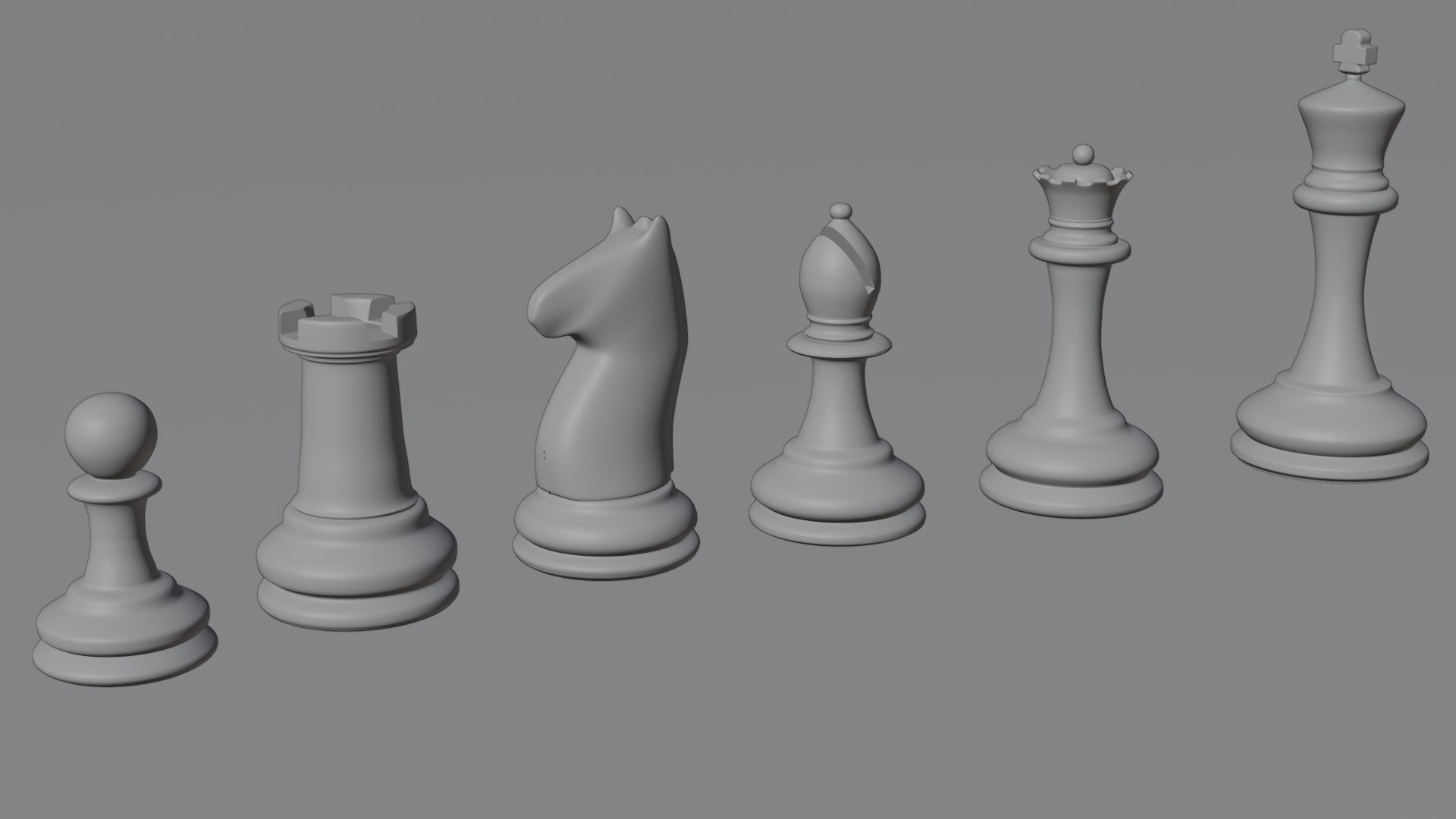 All Chess Pieces 3D - TurboSquid 2201382