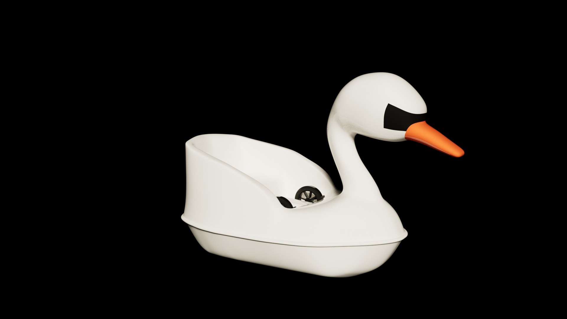 3D Swan Boat - TurboSquid 2003672
