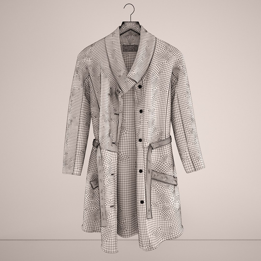 3d Shops Coat Model