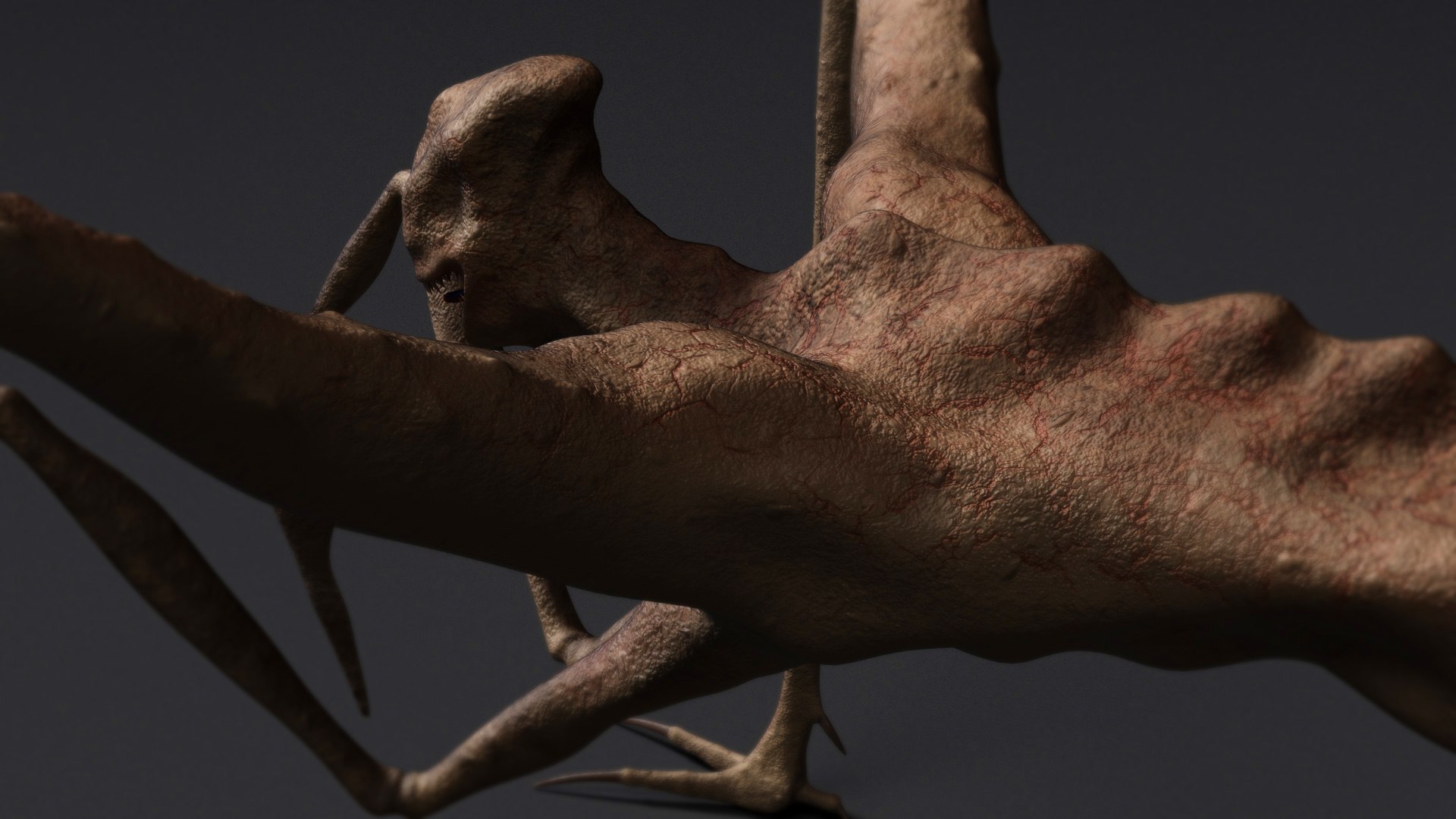 Wendigo Monster Pbr Model - TurboSquid 1646105