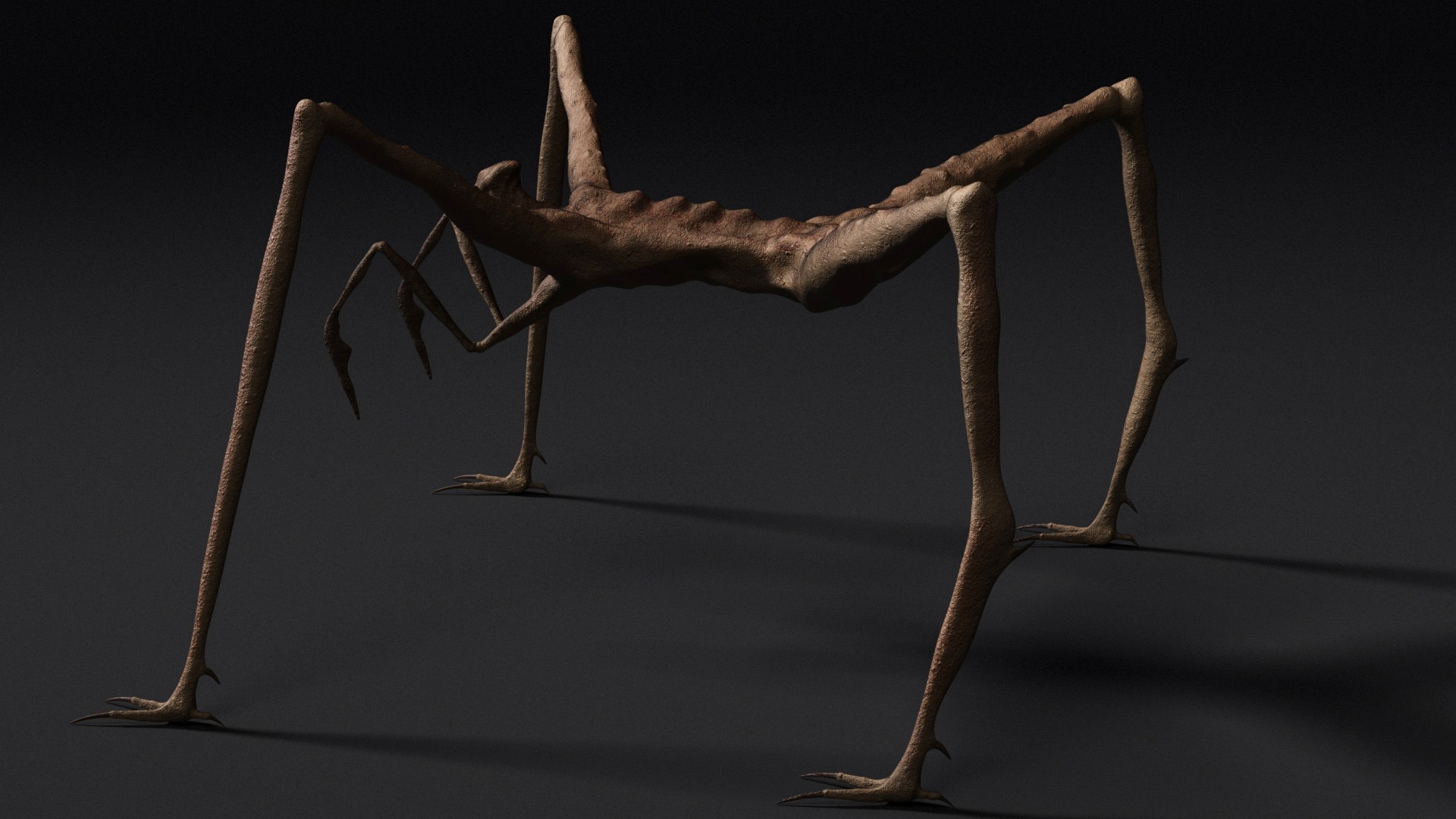 Wendigo Monster Pbr Model - TurboSquid 1646105