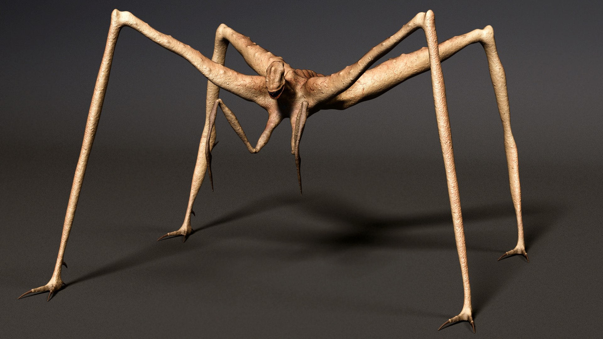 Wendigo Monster Pbr Model - TurboSquid 1646105