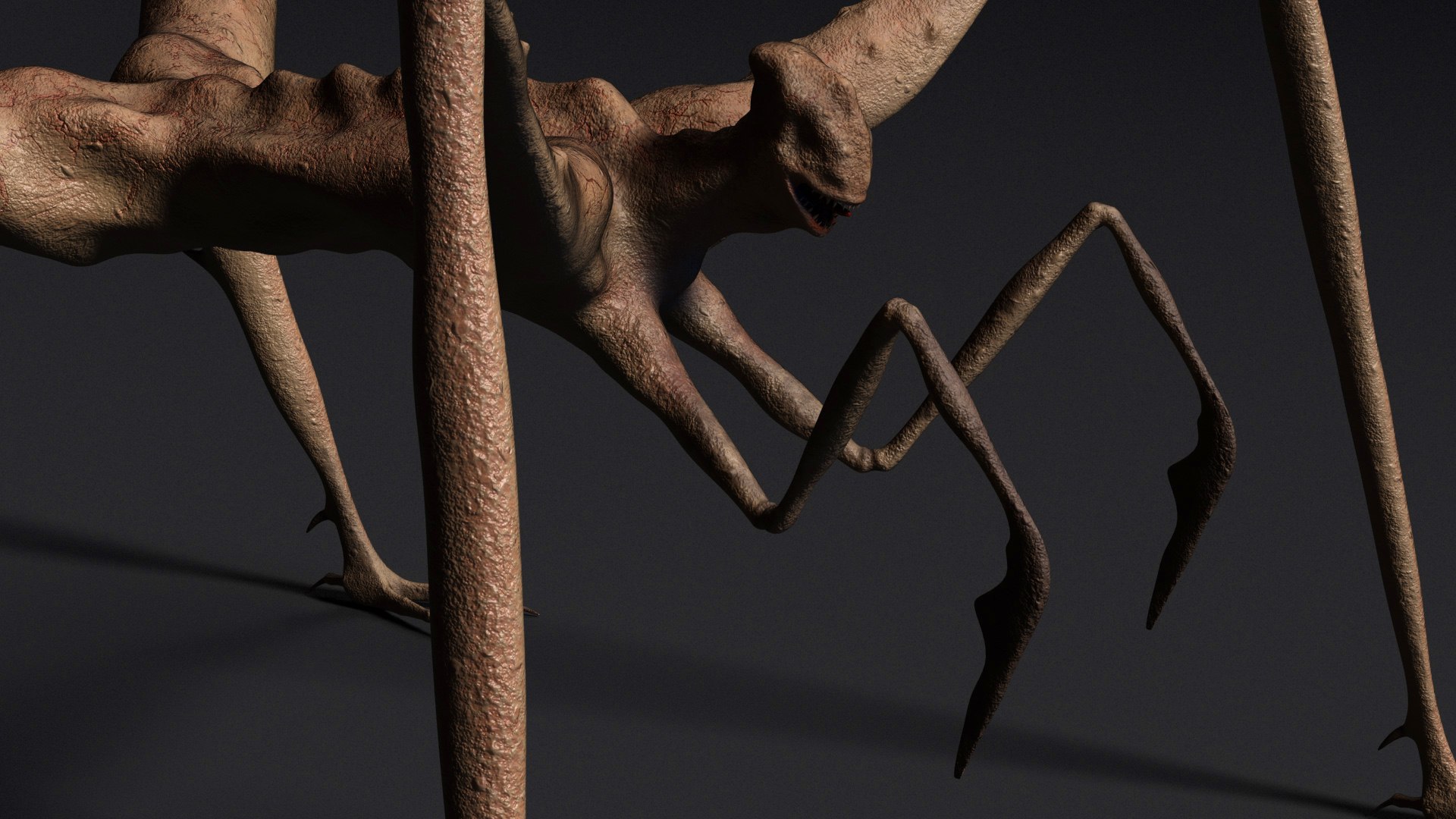 Wendigo Monster Pbr Model - TurboSquid 1646105