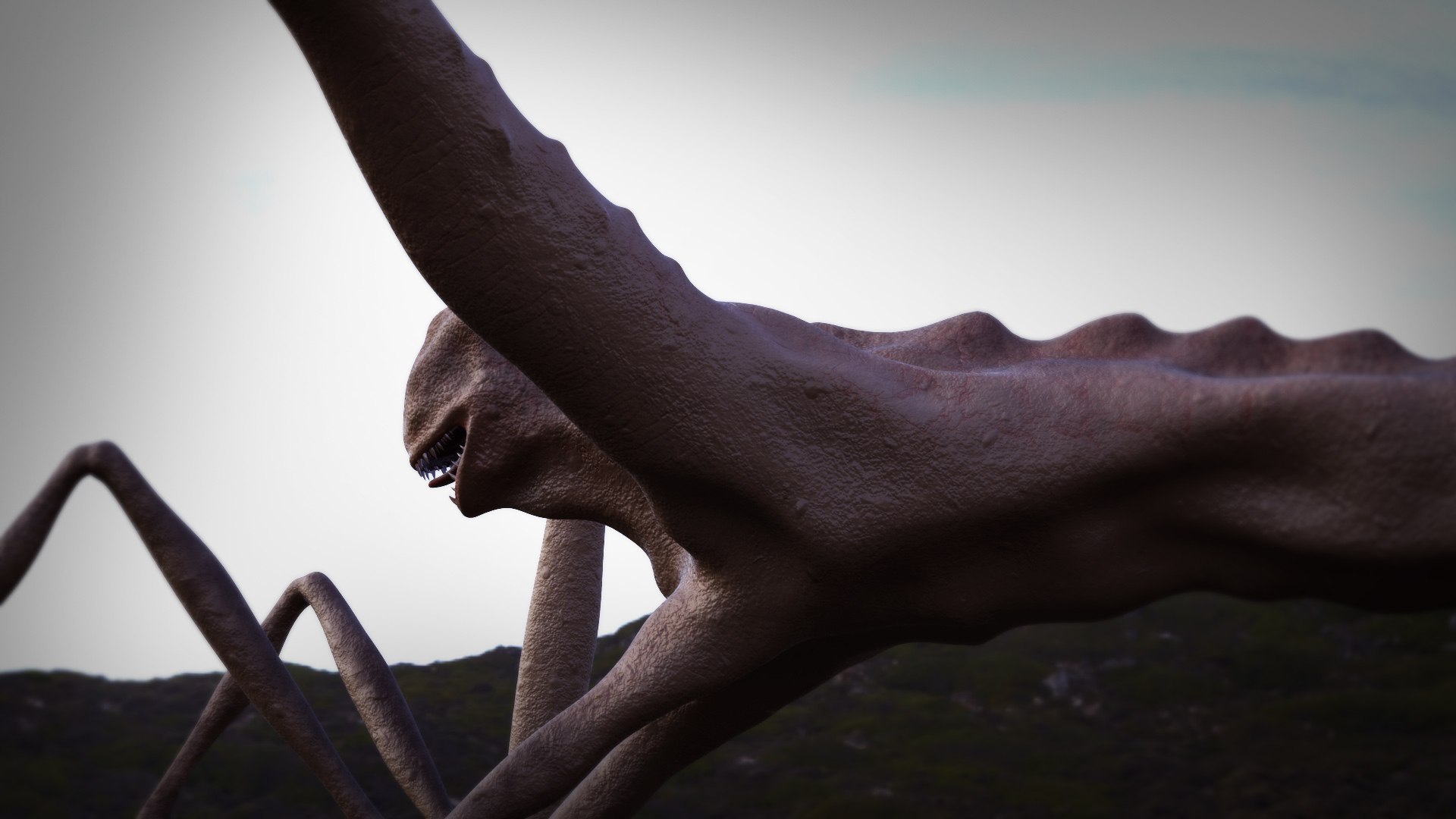 Wendigo Monster Pbr Model - TurboSquid 1646105