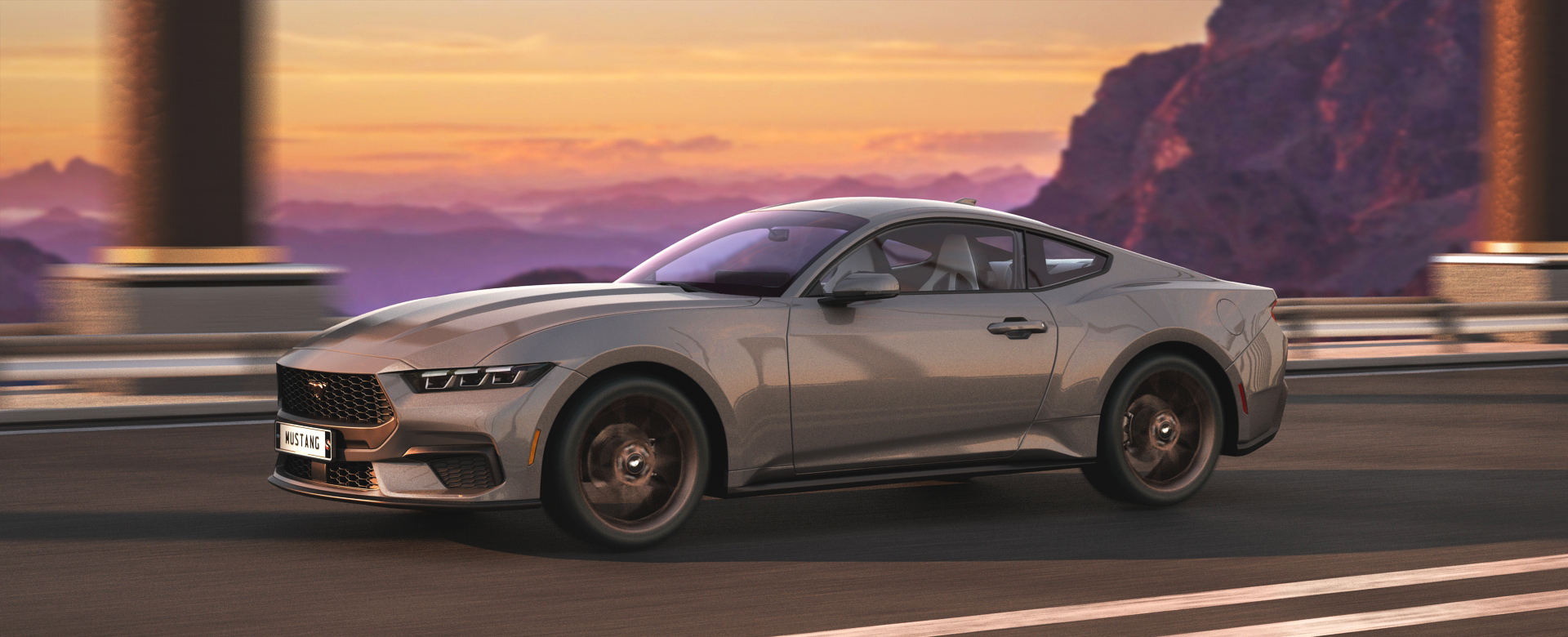 3D Ford Mustang 2024 With Interior - TurboSquid 2037166