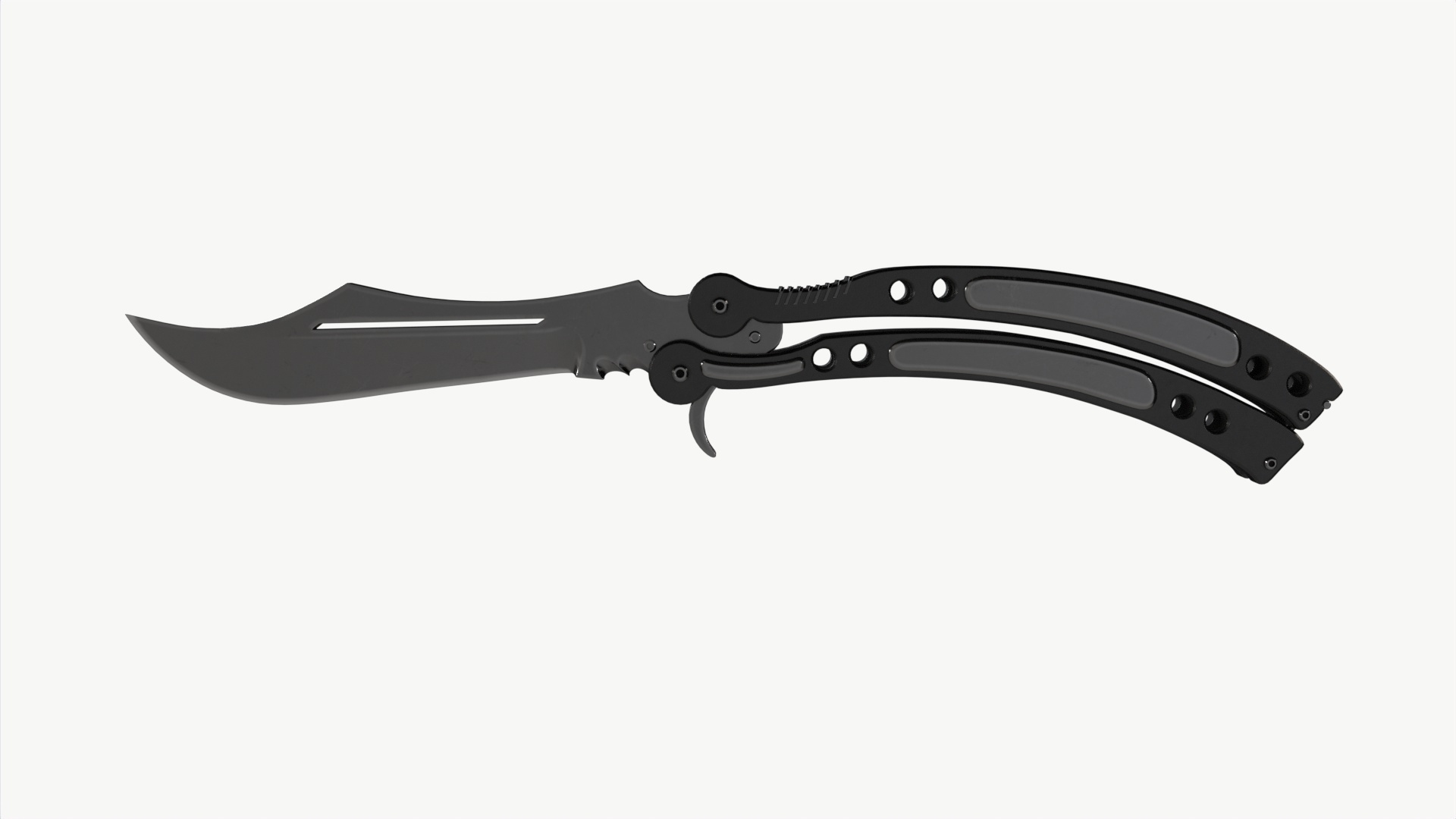 Butterfly Knifes Set 3D - TurboSquid 2052166