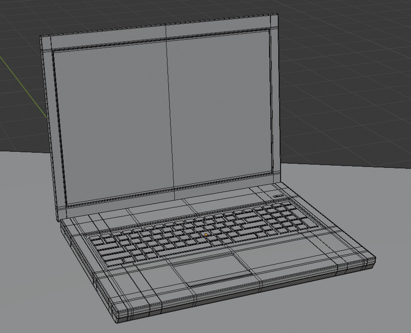 3D simple cartoon laptop - TurboSquid 1523790