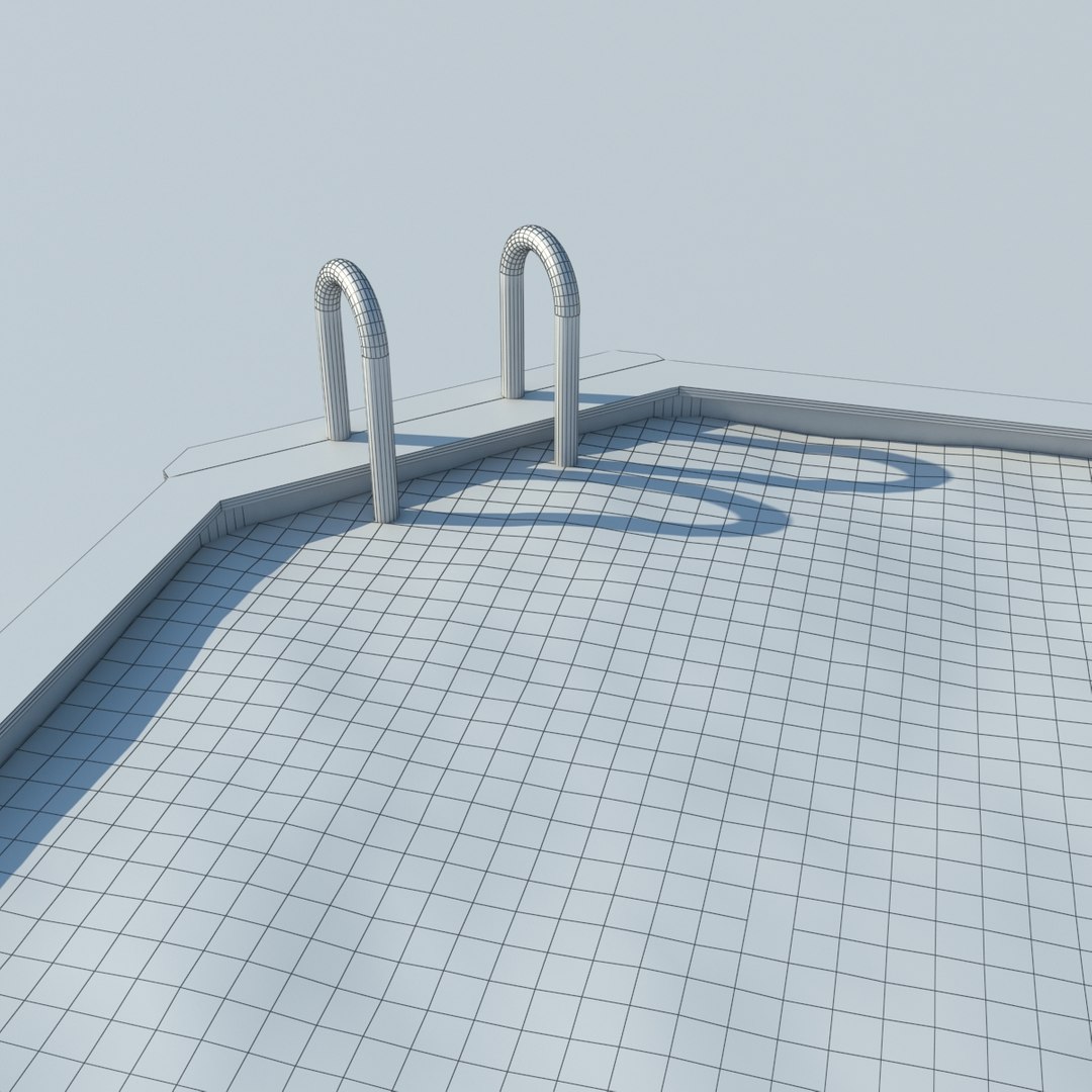 Pool garden 3D model - TurboSquid 1341994