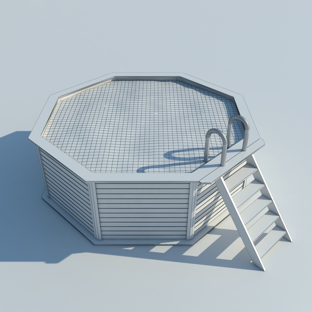 Pool garden 3D model - TurboSquid 1341994