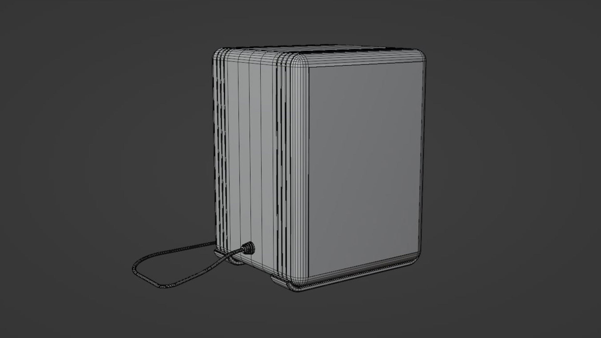 3D Wooden Older Radio PBR Radio cabinet 3D - TurboSquid 1995792