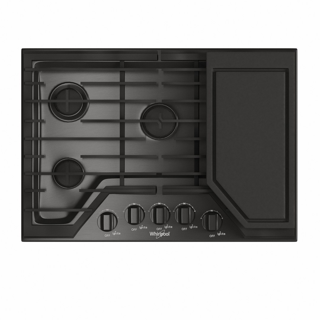 Whirlpool Kitchen Appliances Set 3D Model - TurboSquid 1862353