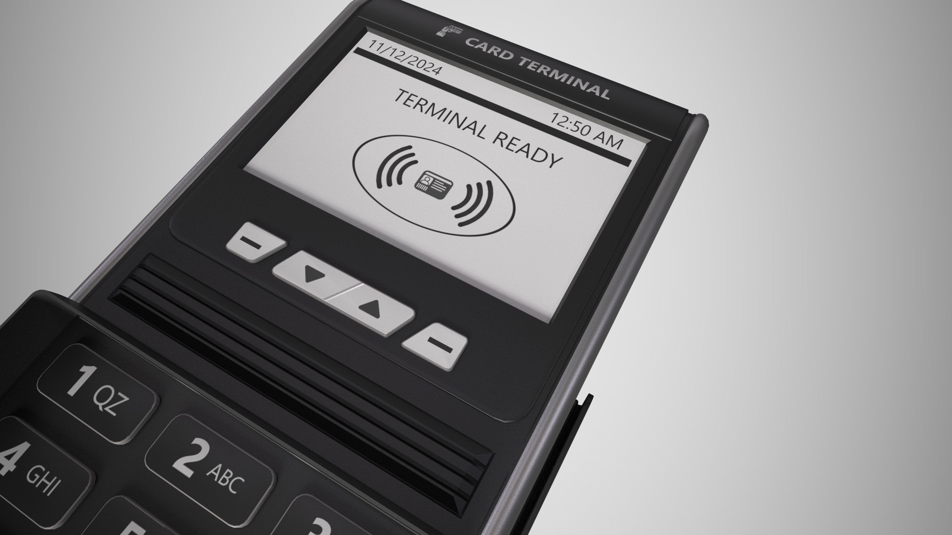 3D Card Reader Terminal - TurboSquid 2309507