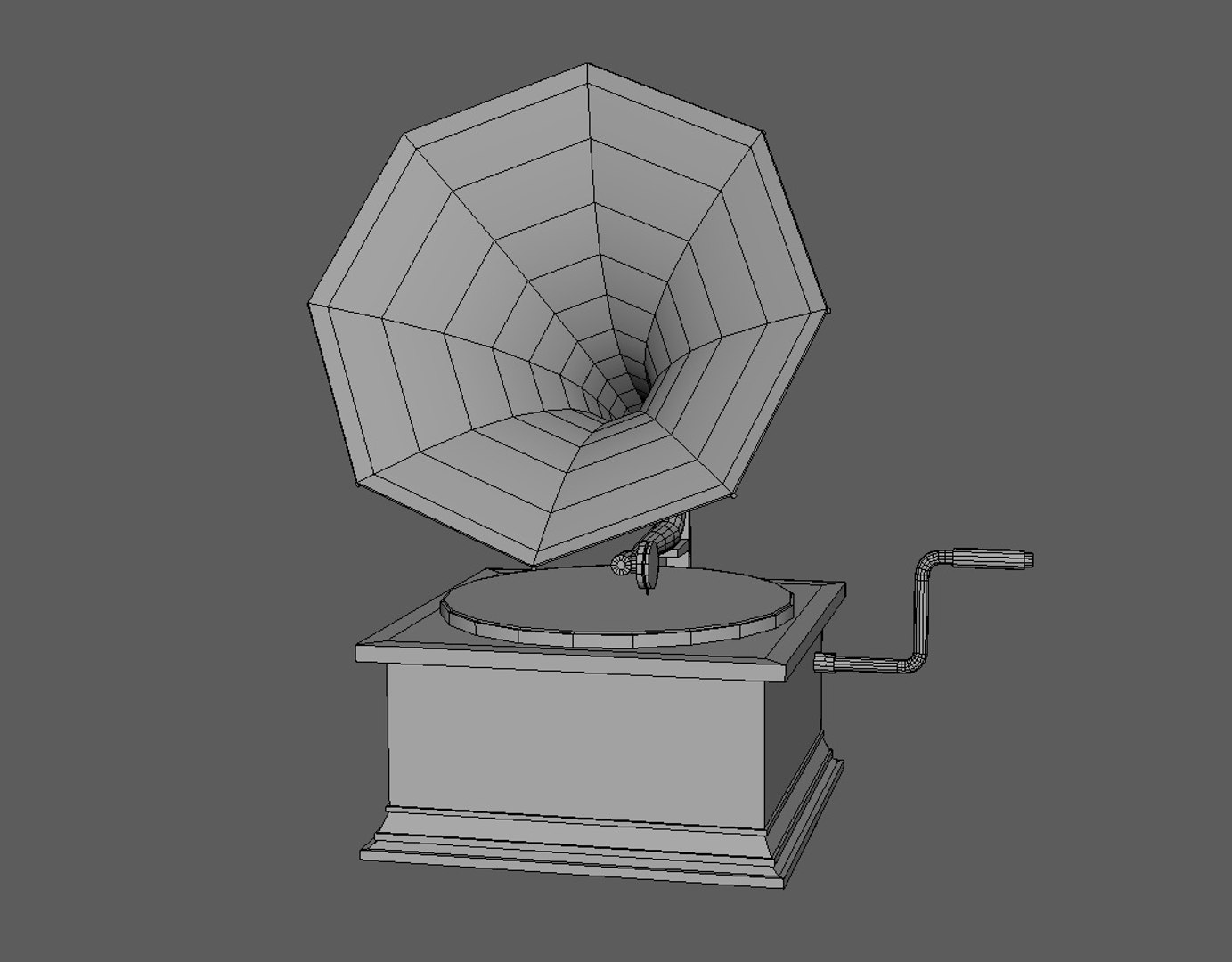 Gramophone Music Old 3D Model - TurboSquid 1624667